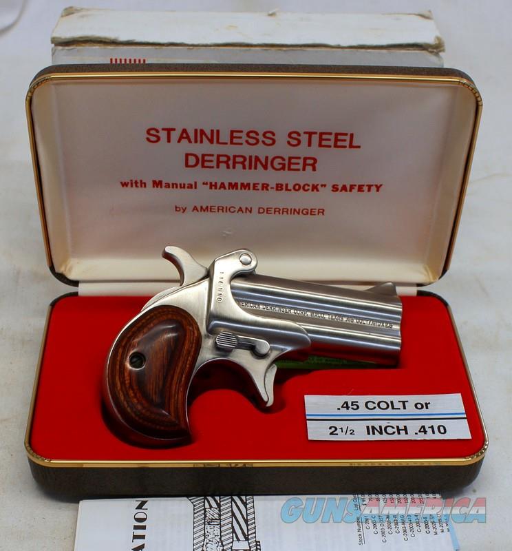 Stainless Steel DERRINGER .45 Colt ... for sale at Gunsamerica.com ...