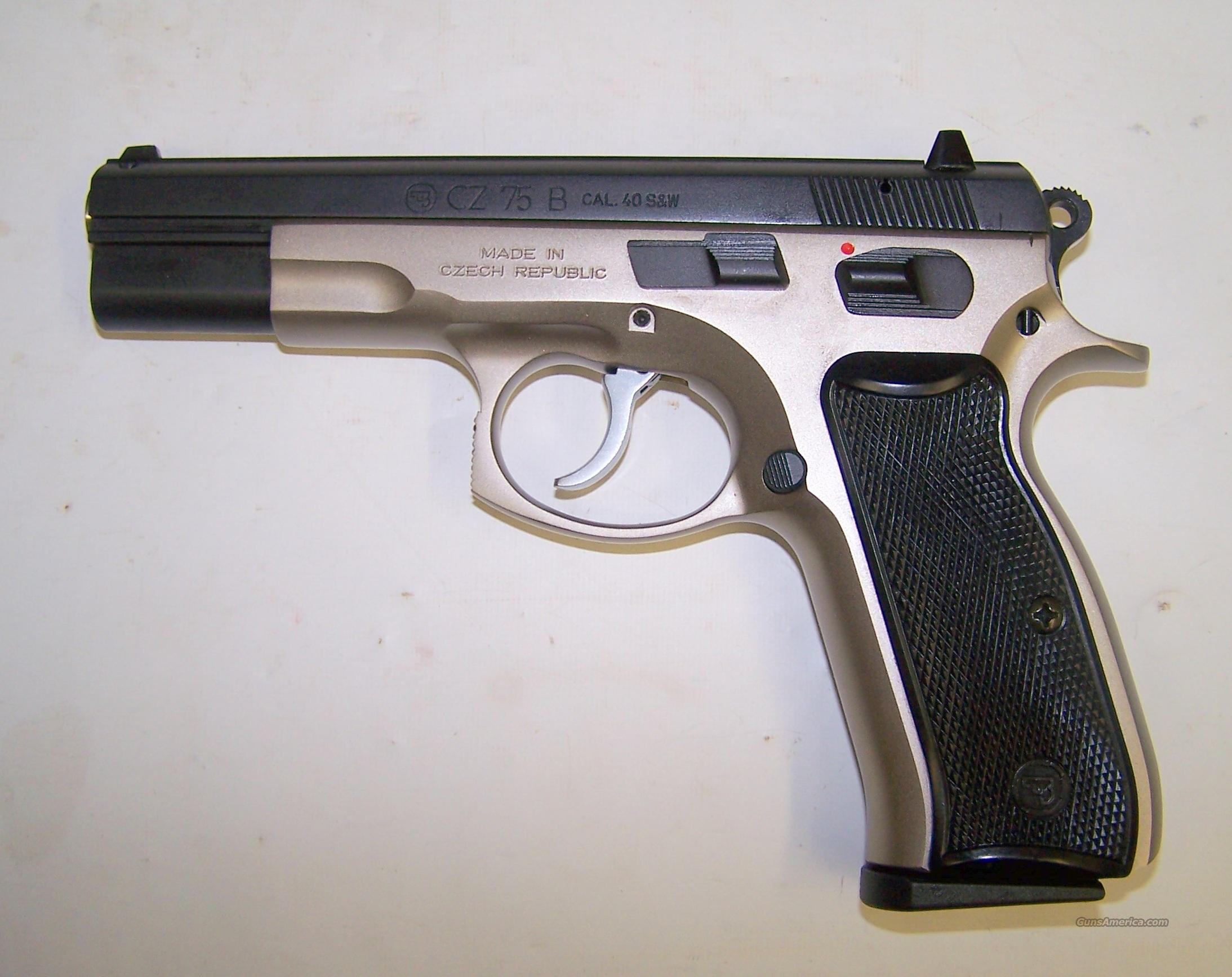 CZ Model 75B semi-auto pistol .40 S... for sale at Gunsamerica.com: 959968796