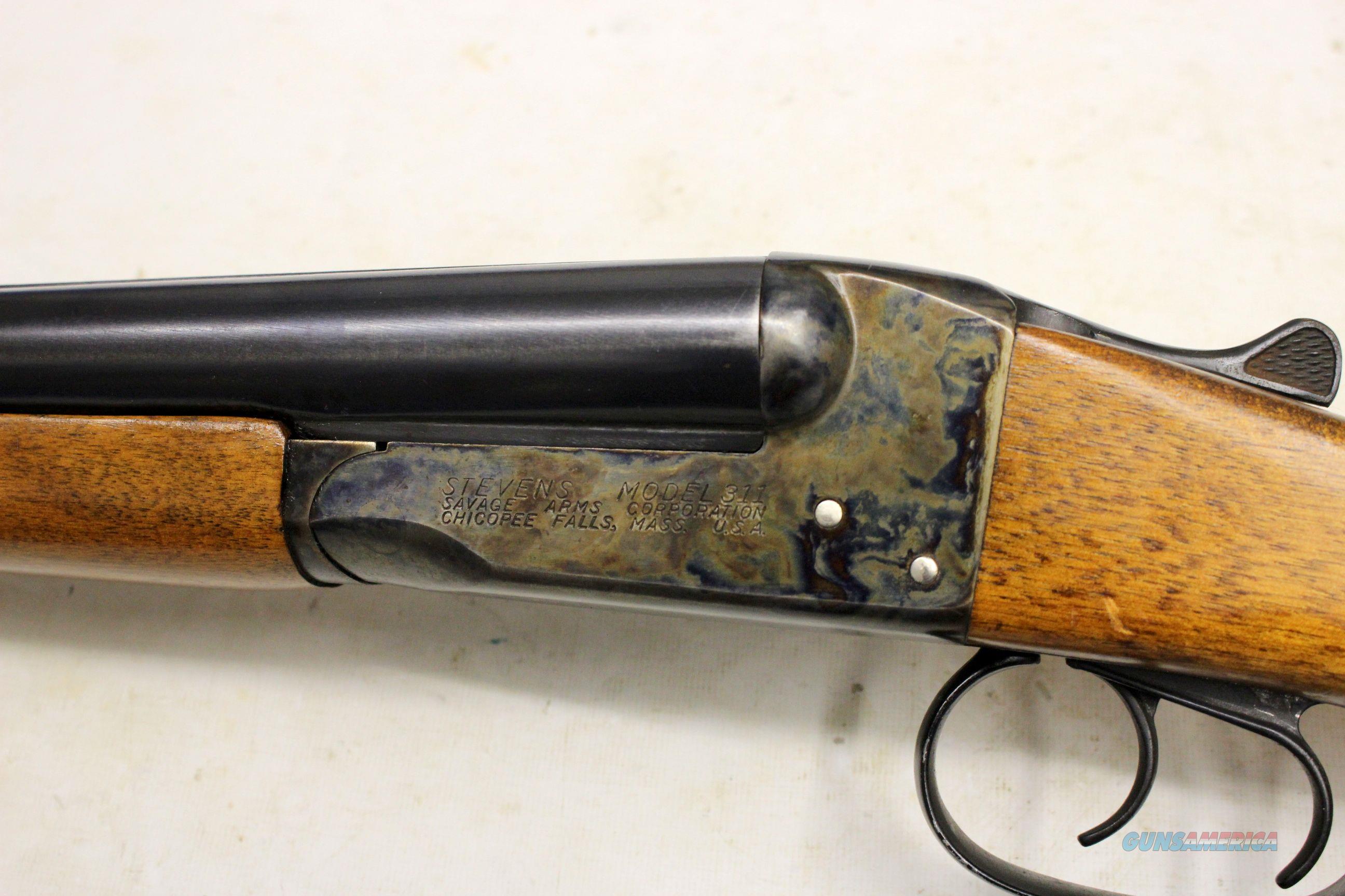 Stevens Model 311A 16 gauge double ... for sale at Gunsamerica.com ...