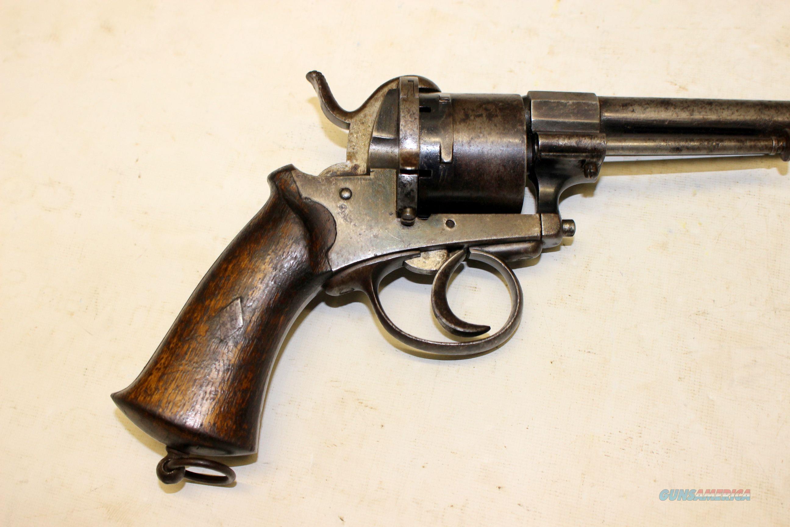 Belgian PINFIRE REVOLVER 11mm Milit... for sale at Gunsamerica.com ...