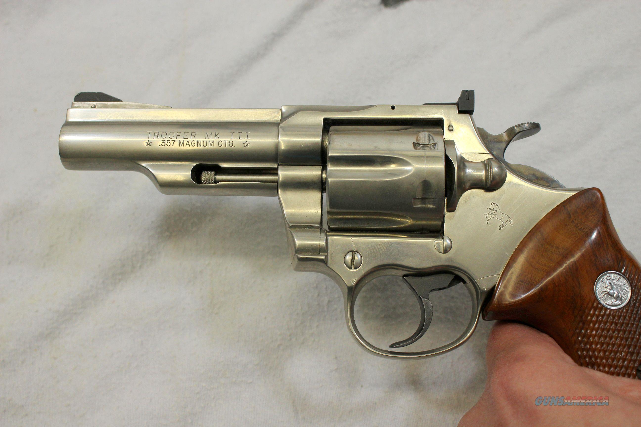 Colt Trooper MK III revolver .357 M... for sale at Gunsamerica.com ...