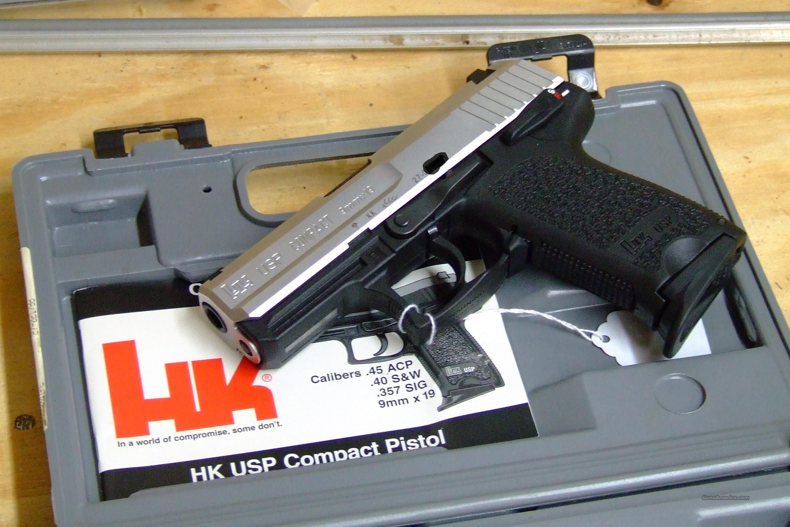 H&K USP 9 Compact V1 Stainless HK U... for sale at Gunsamerica.com ...