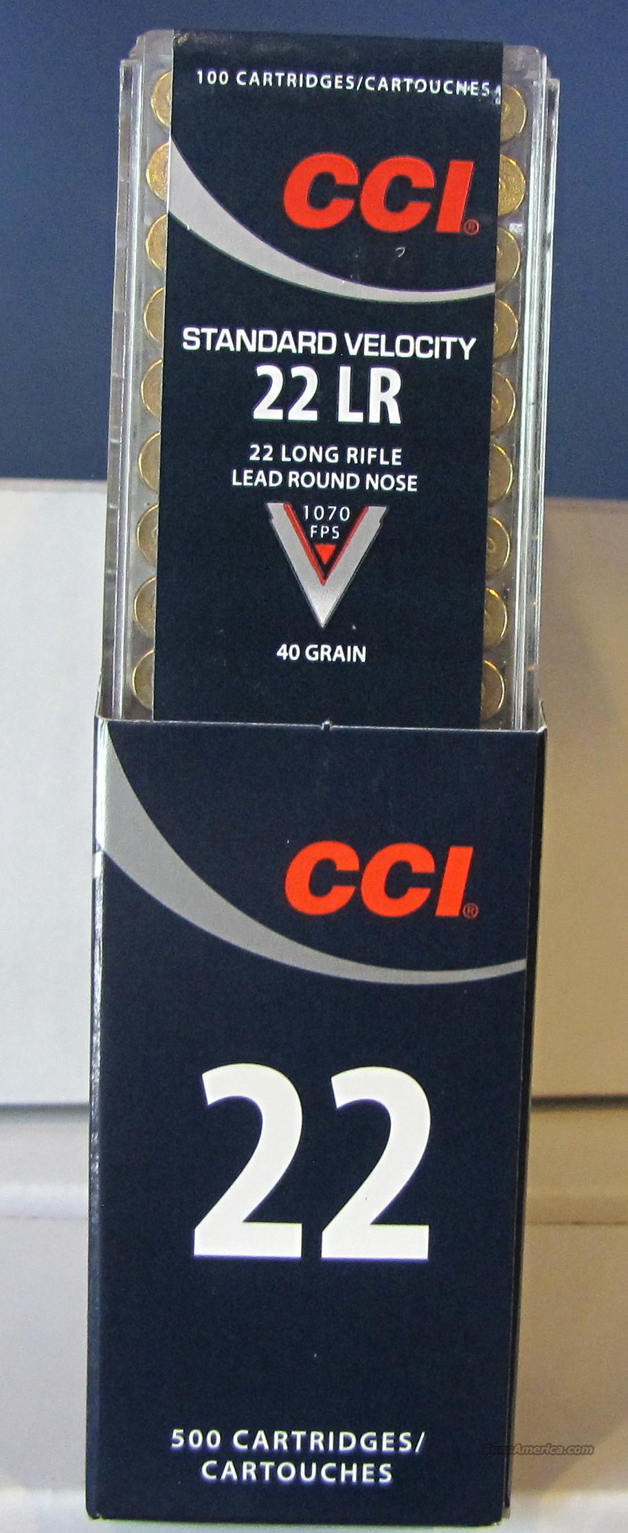 CCI Standard Velocity 40gr LRN 22 L... for sale at Gunsamerica.com ...