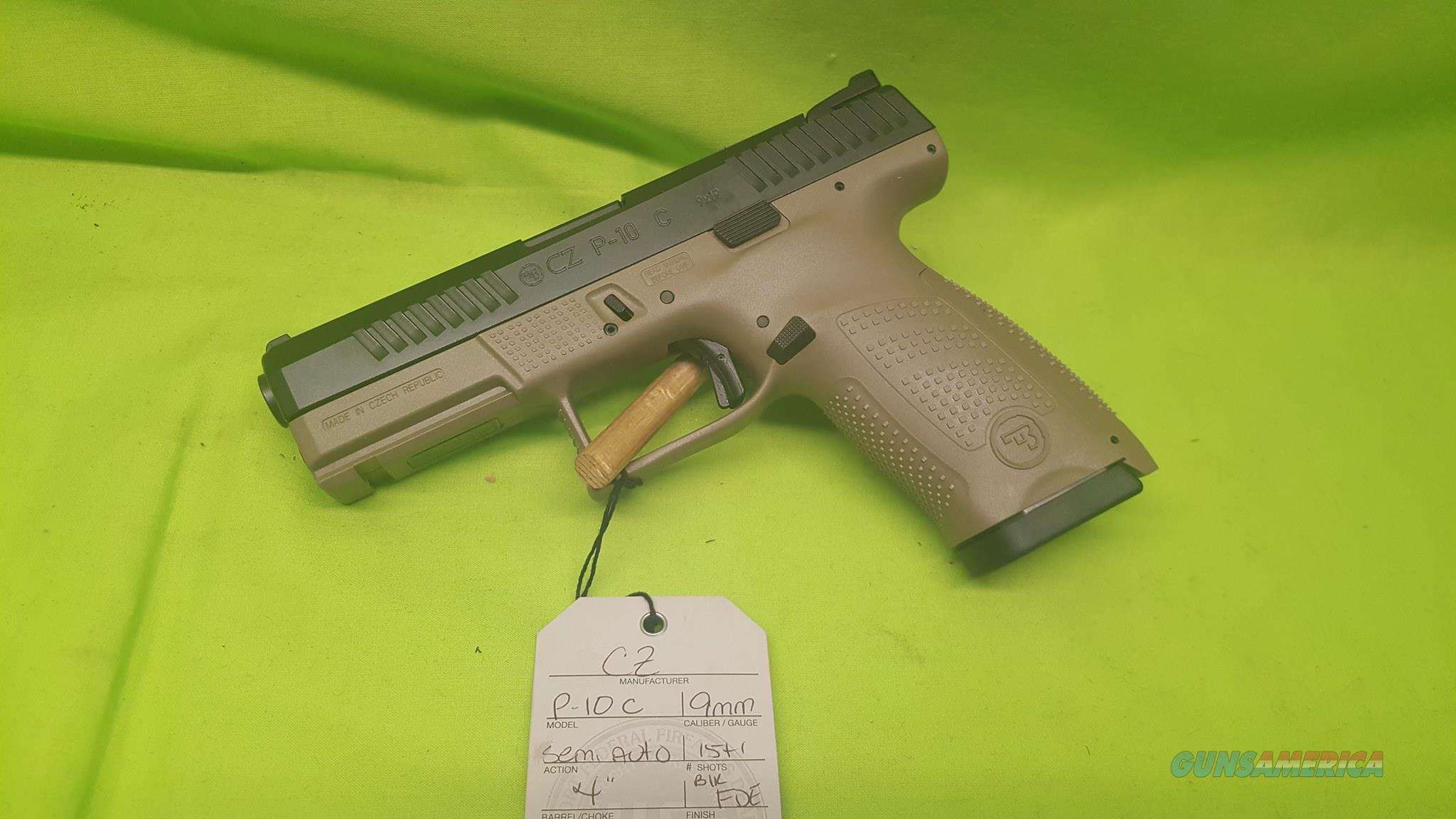 CZ P10 P 10 P-10 C COMPACT FDE 9MM ... for sale at Gunsamerica.com ...