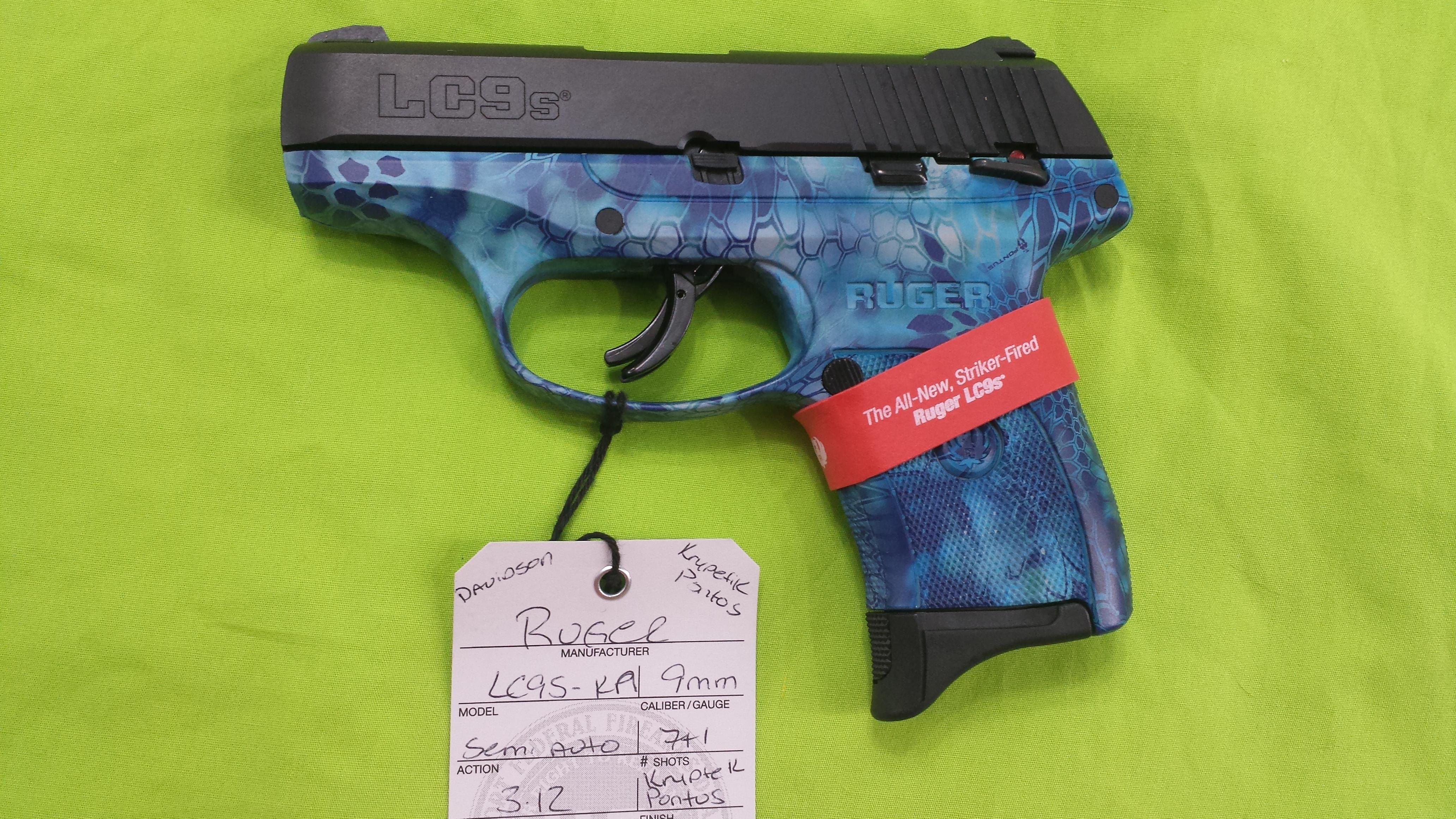 RUGER LC9S KRYPTEK PONTOS BLUE LC9 ... for sale at Gunsamerica.com ...