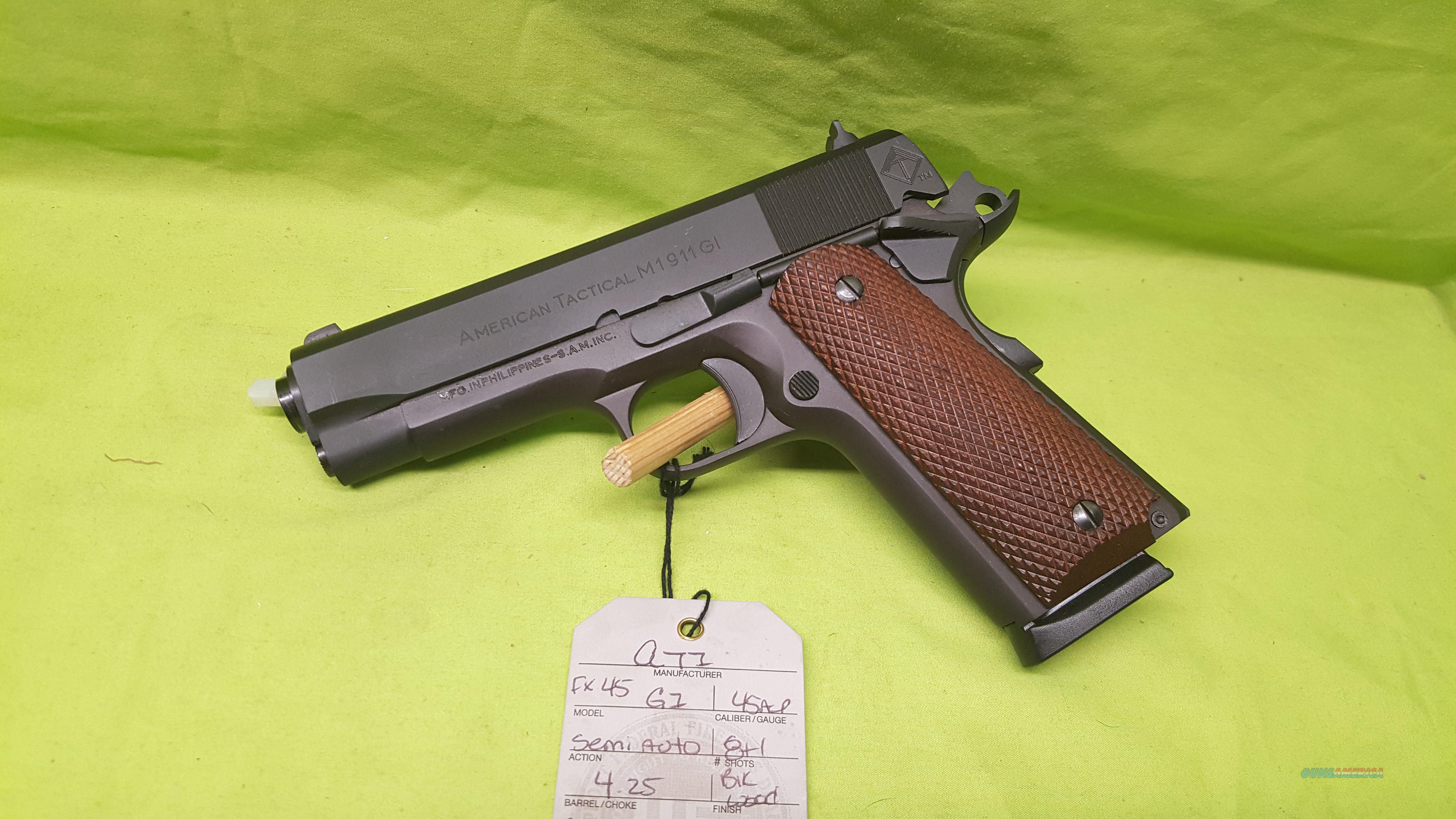 ATI FX 45 FX45 1911GI 45ACP 4.25" 8RD 1911 for sale