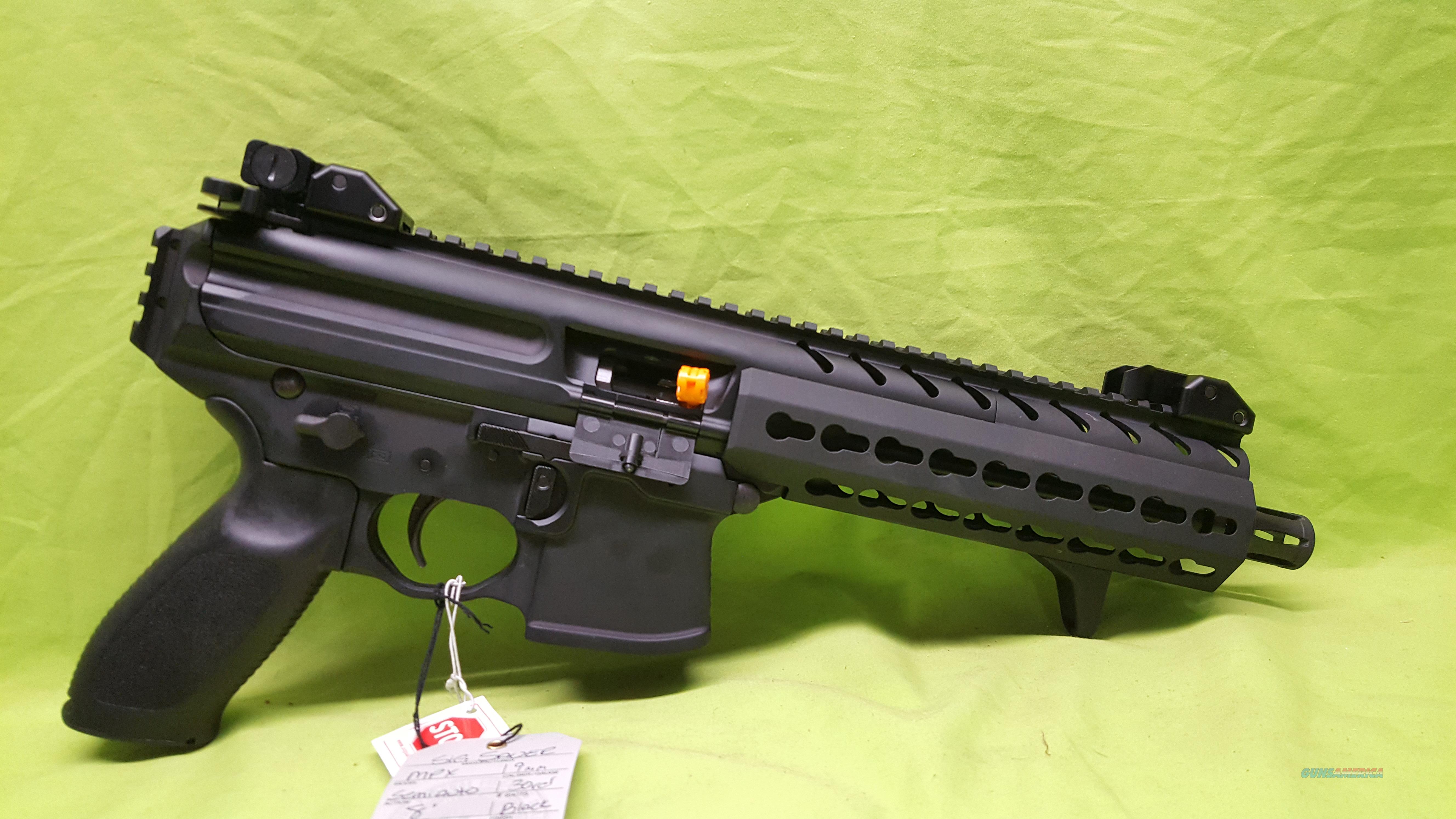 SIG SAUER MPX PDW 9MM 9 MM 30RDS BL... for sale at Gunsamerica.com ...