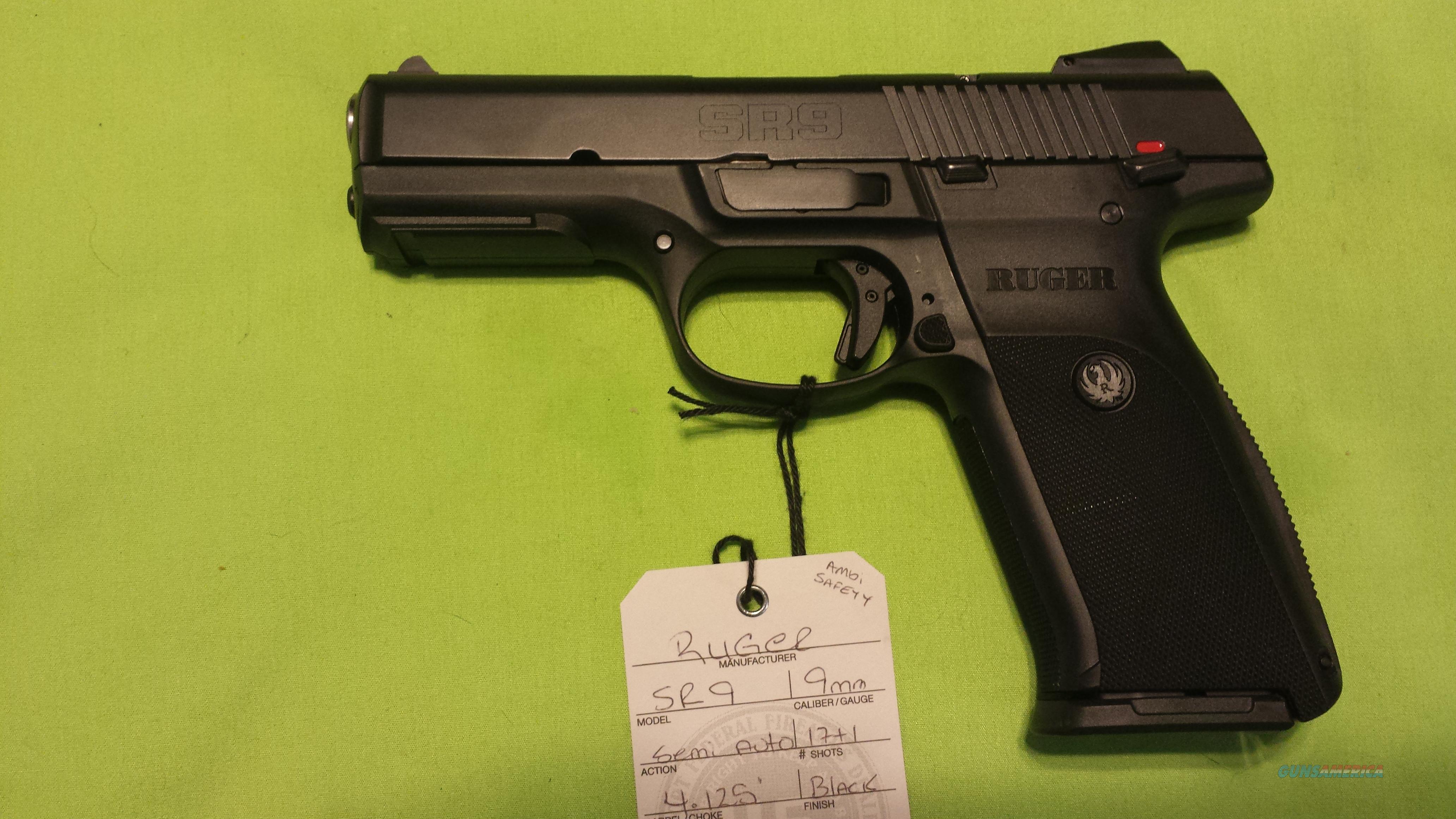 Ruger SR9 SR9B SR 9 B 9B 9MM BLACK ... for sale at Gunsamerica.com ...