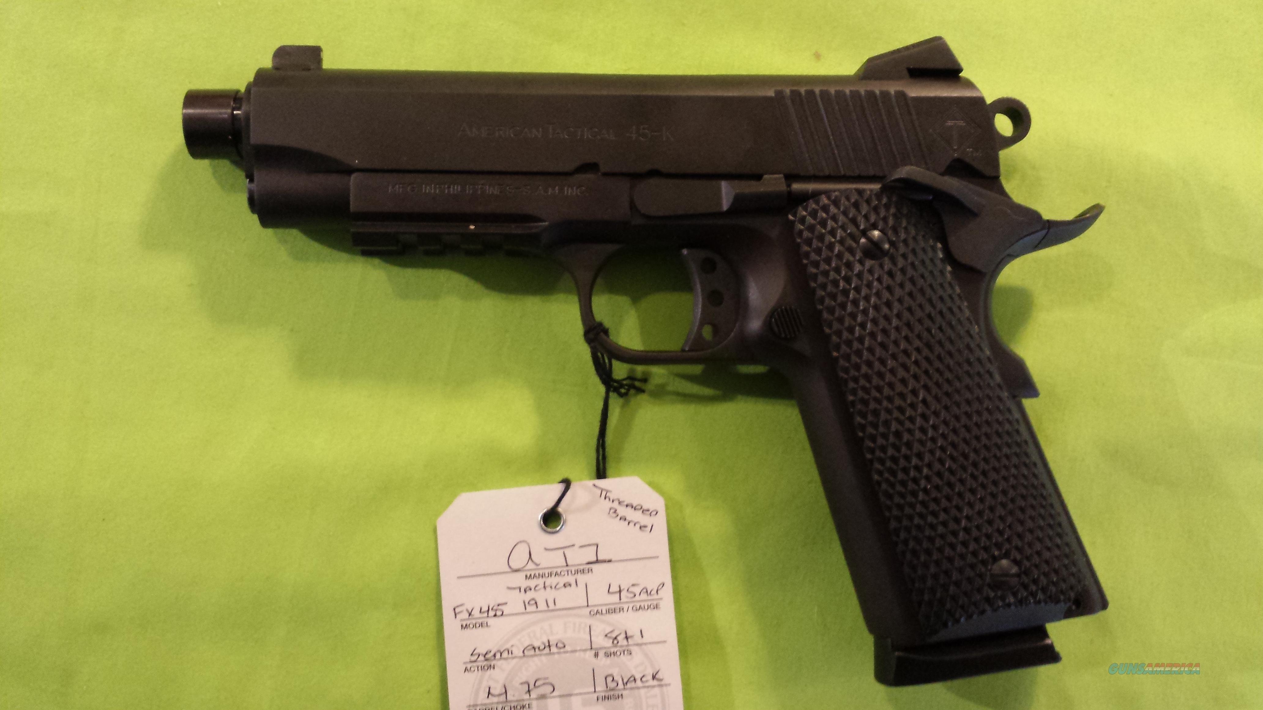 ATI FX45 K FX 45 1911 TACTICAL 45AC... for sale at Gunsamerica.com ...