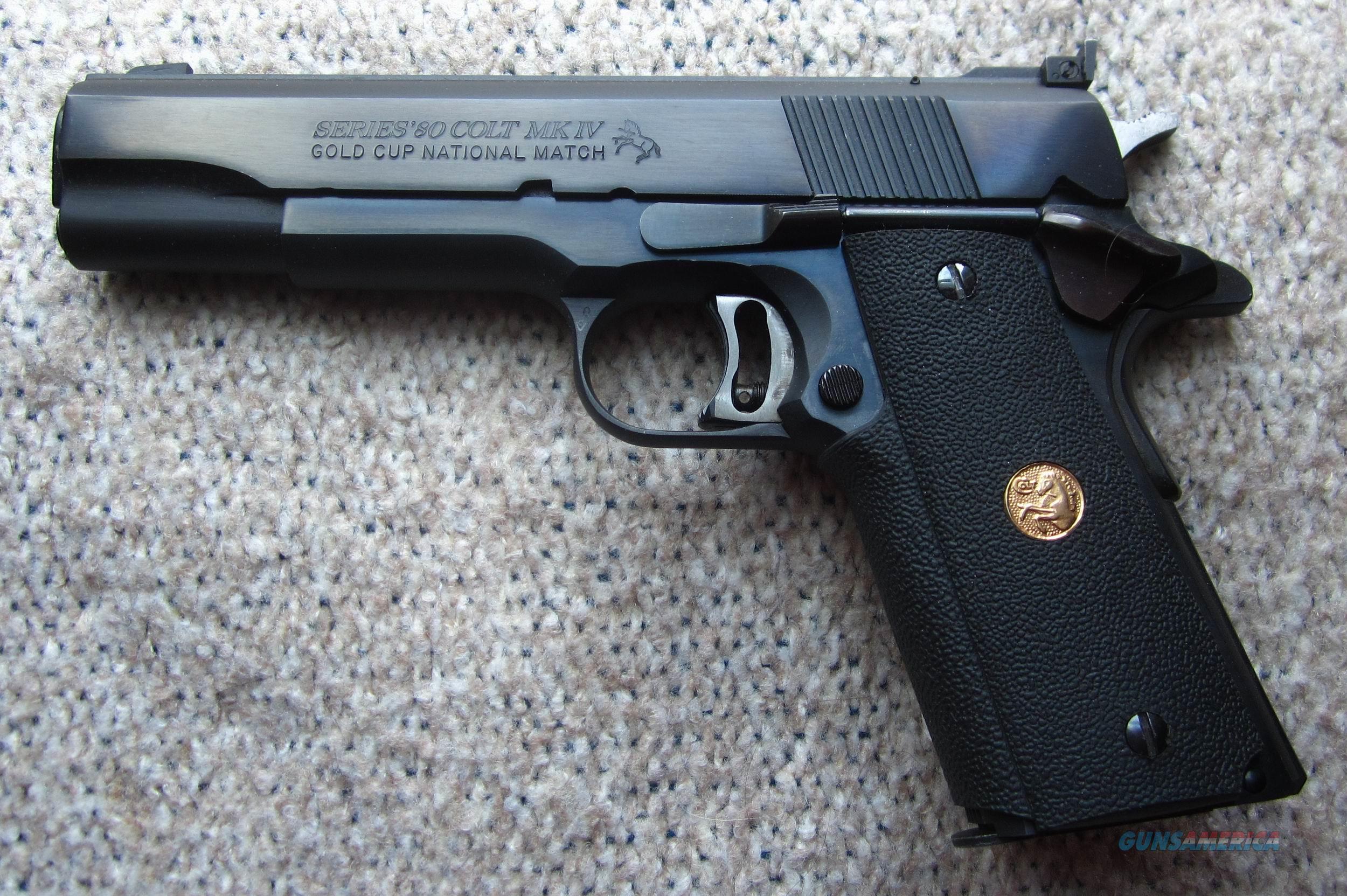 Colt Series 80 Gold Cup National Ma... for sale at Gunsamerica.com ...
