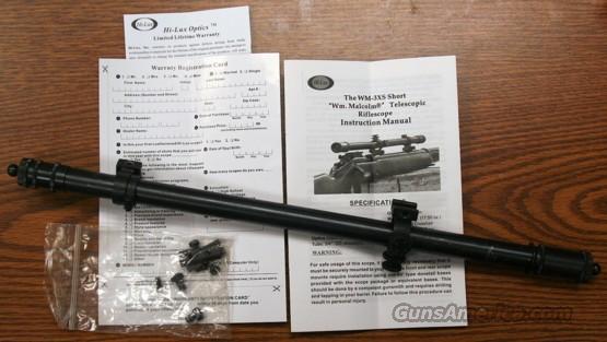 Leatherwood Malcolm 3x scope cowboy, sharps, et... for sale