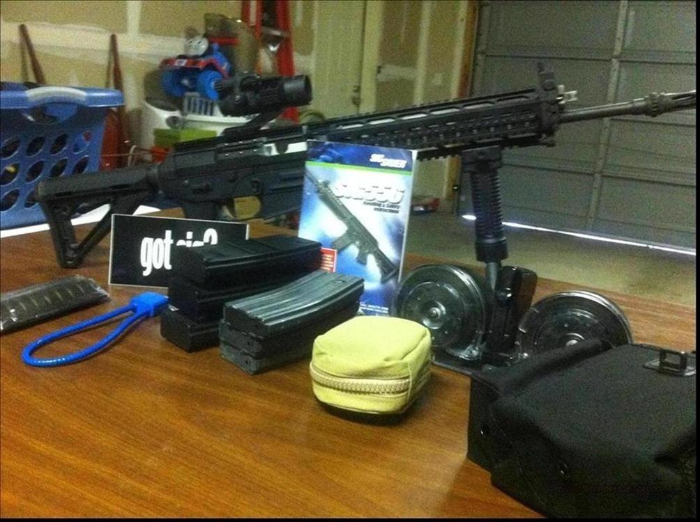 Sig 556 SWAT rifle + 100 Rd Beta C-... for sale at Gunsamerica.com ...