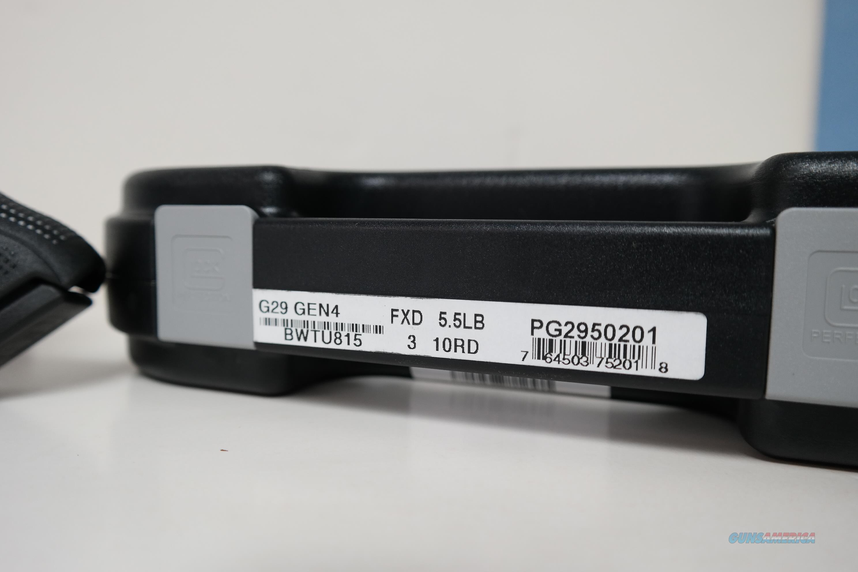 Glock G29 Gen 4 10mm Sub-compact Pi... for sale at Gunsamerica.com ...