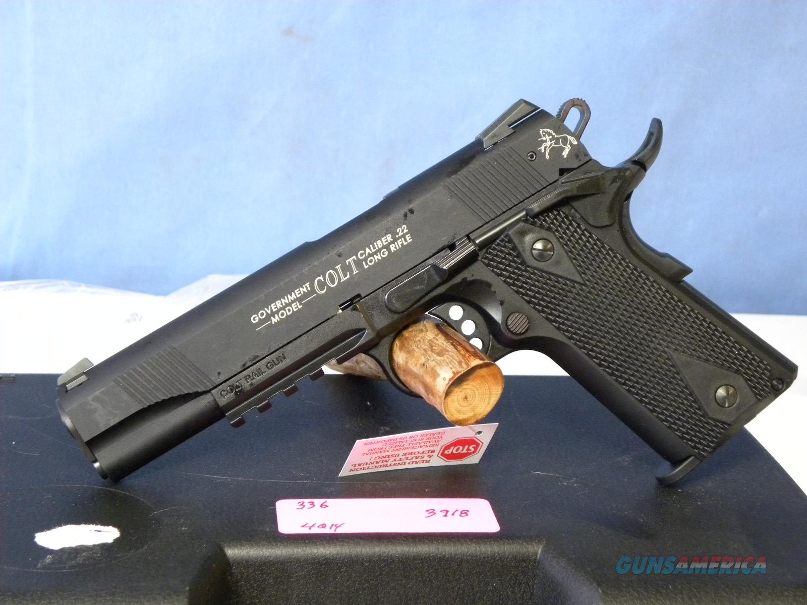 Colt 1911 Rail Gun .22 LR for sale at Gunsamerica.com: 945946044
