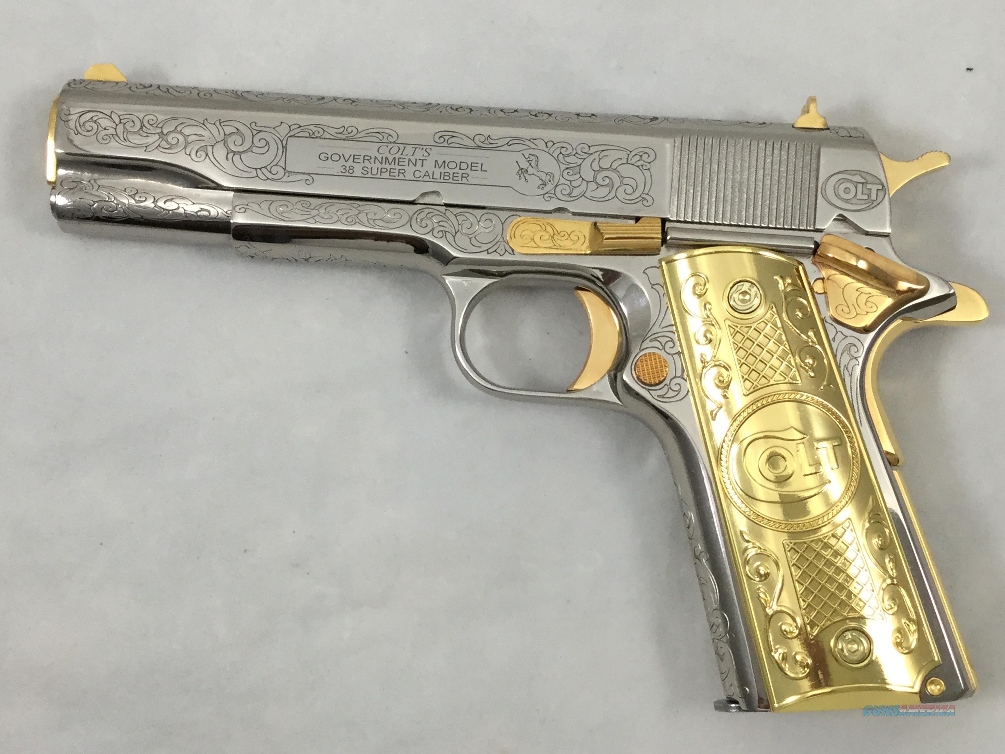 Colt Government 38 super Nickel & G... for sale at Gunsamerica.com ...