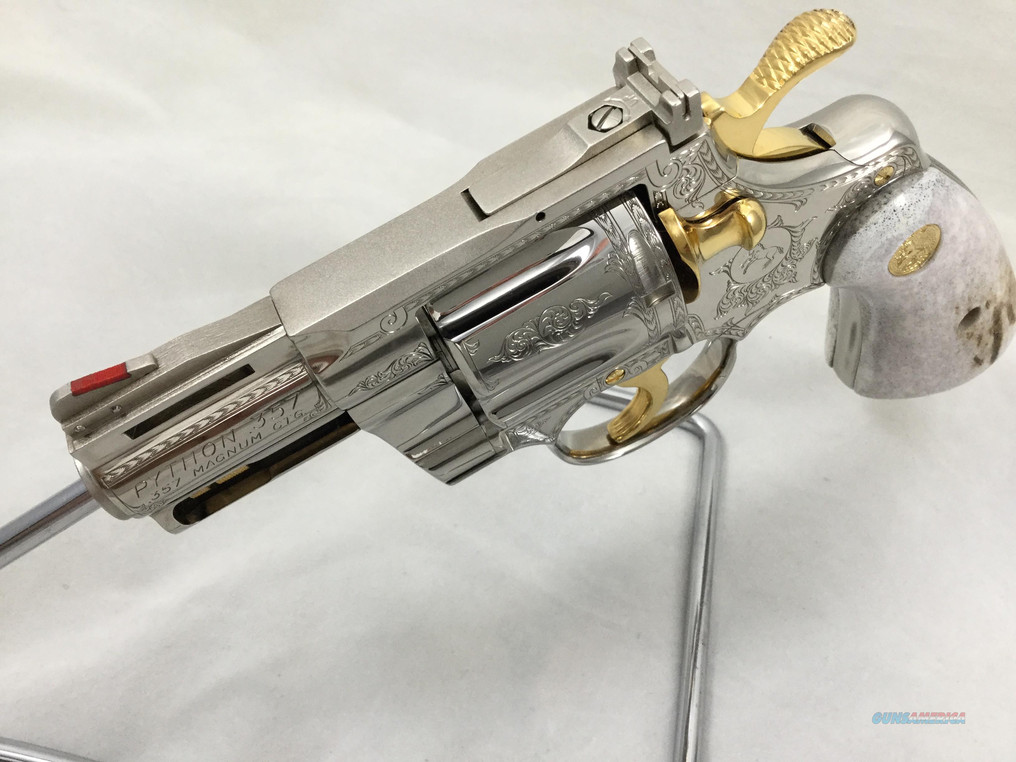 COLT PYTHON 2 1/2 BARREL ENGRAVED for sale at Gunsamerica.com: 967833544