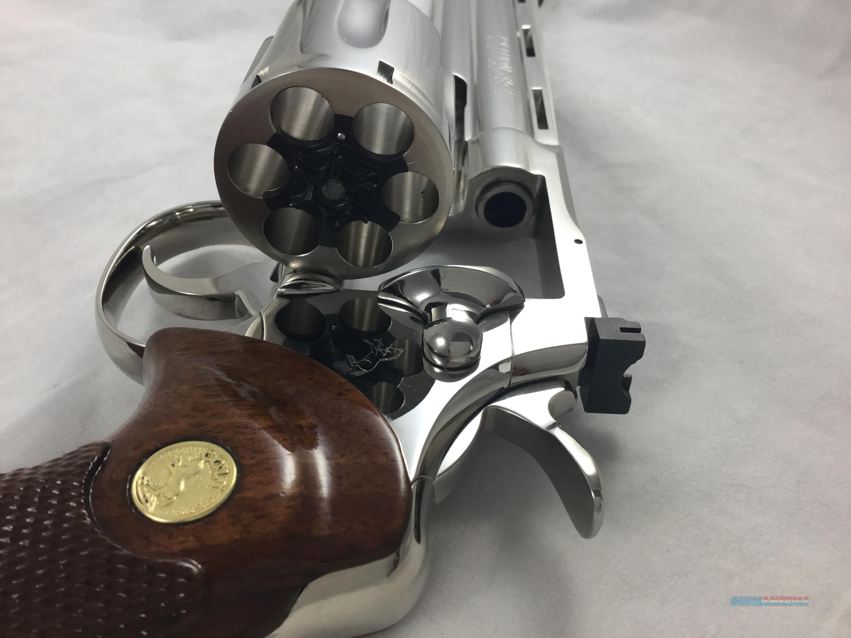 COLT PYTHON 6'' BARREL NICKEL for sale at Gunsamerica.com: 997791474