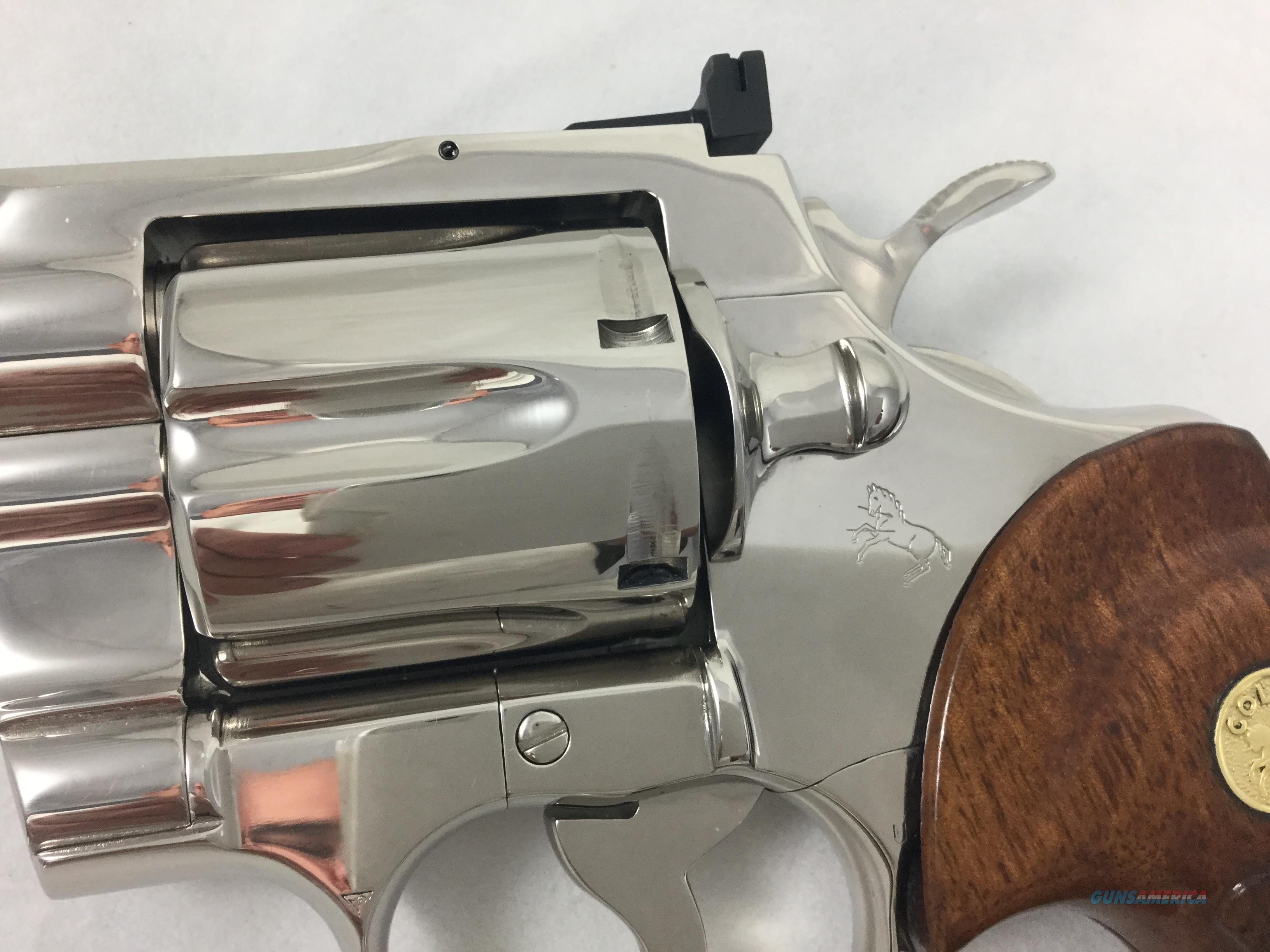 COLT PYTHON 6'' BARREL NICKEL for sale at Gunsamerica.com: 997791474