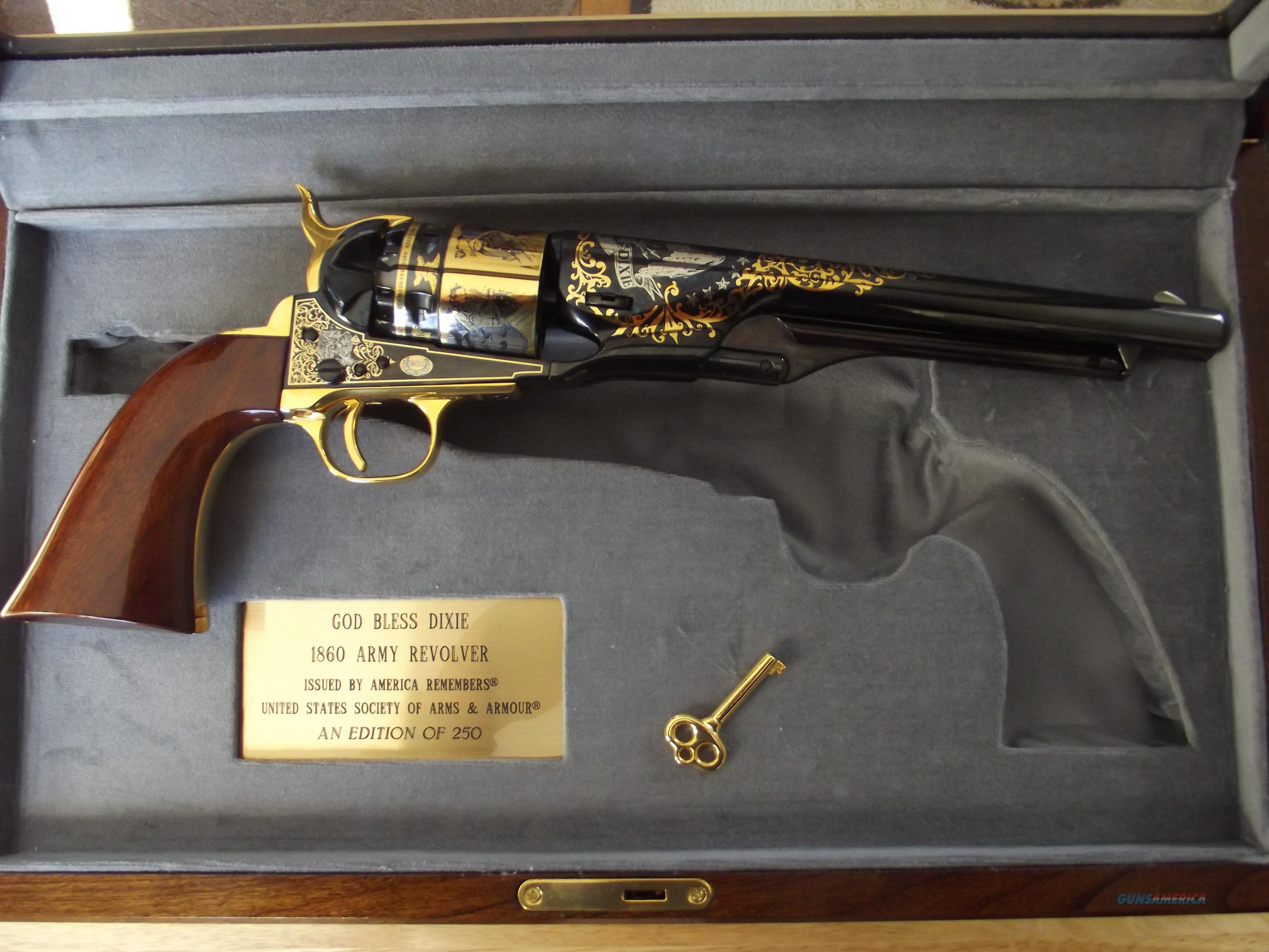 Colt 1860 army (God Bless Dixie) for sale at Gunsamerica.com: 995119481