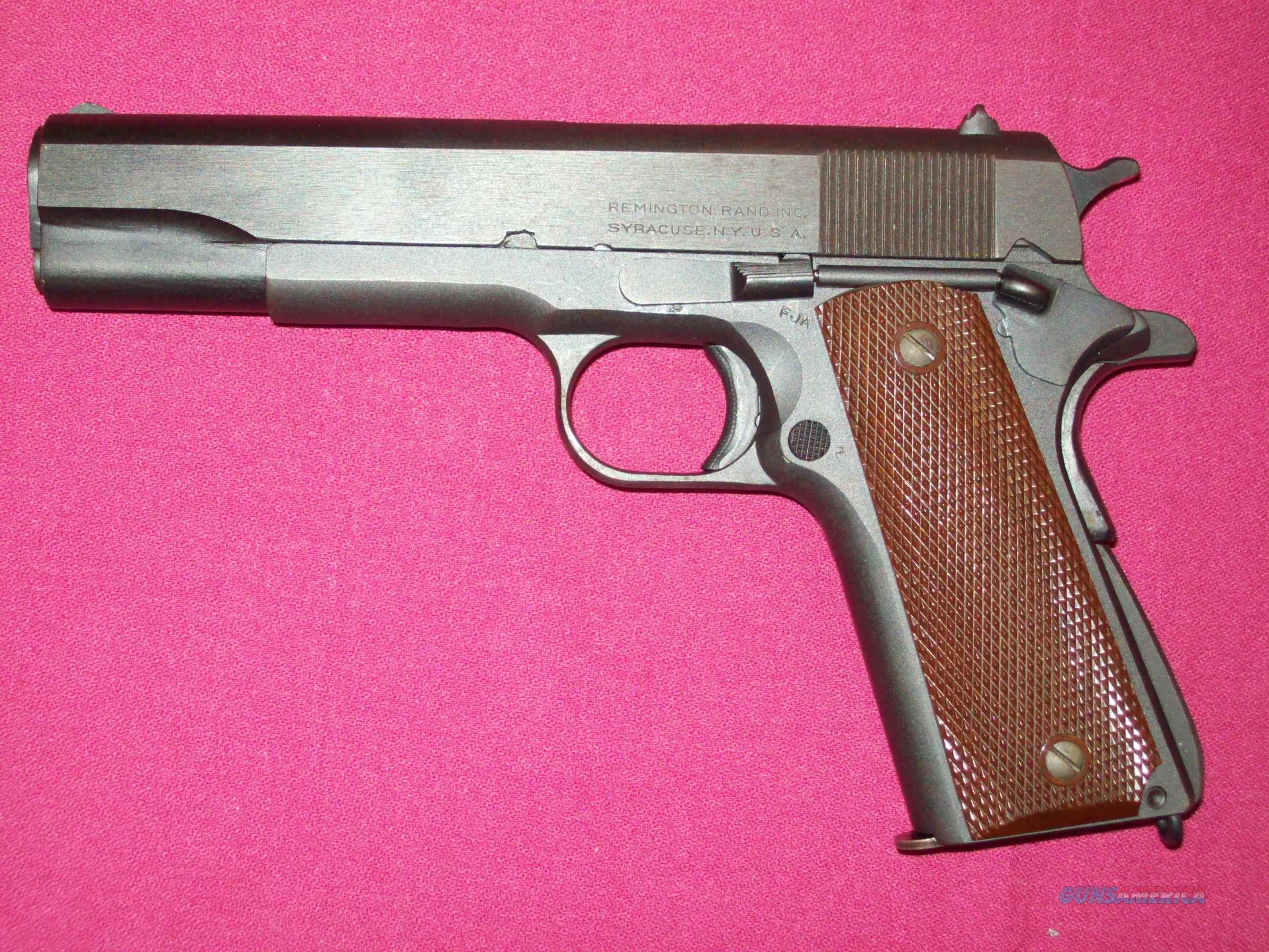 Remington Rand !911-A1 1942 produ... for sale at Gunsamerica.com: 988299210