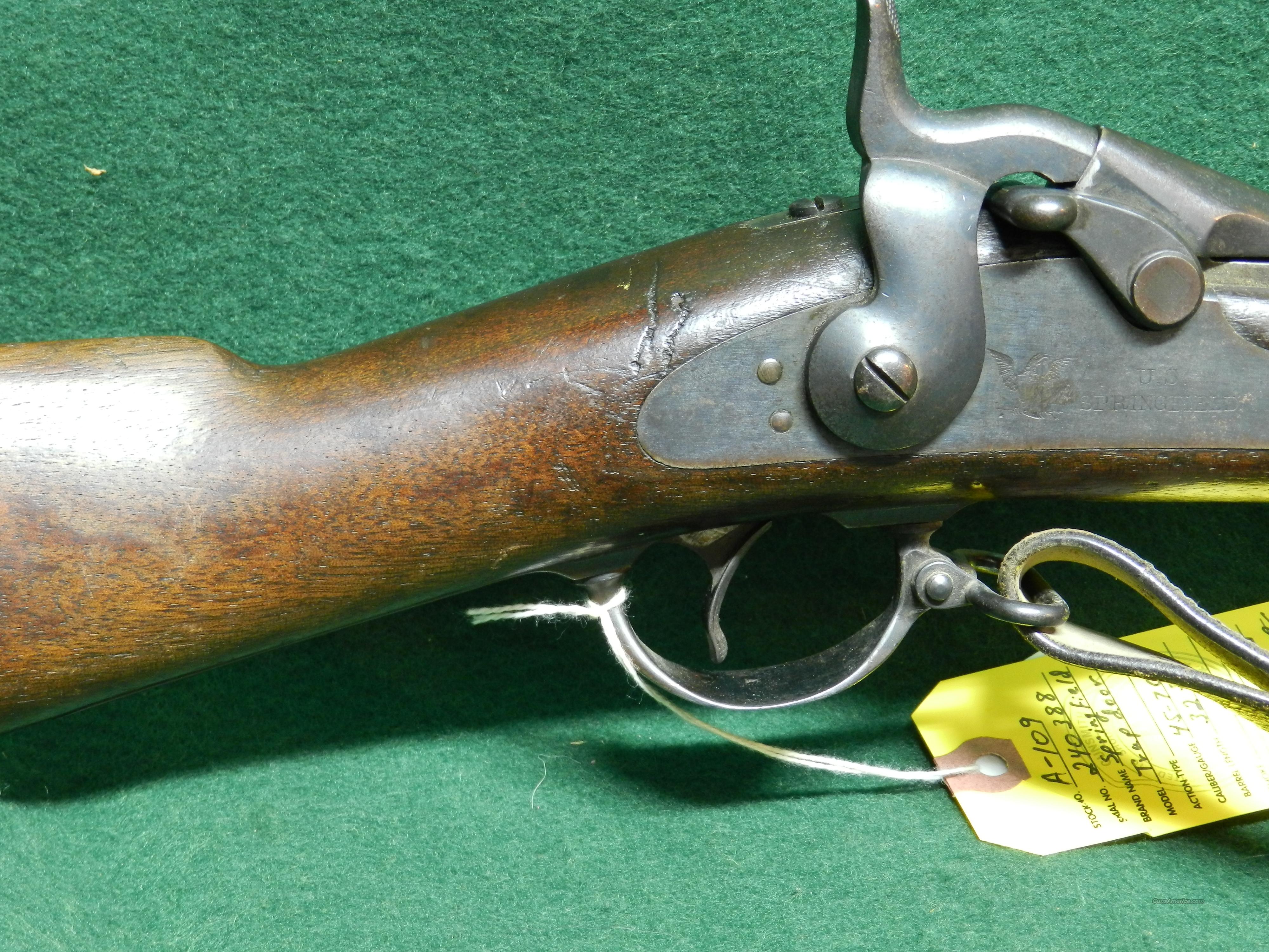 Springfield Trapdoor Rifle for sale at Gunsamerica.com: 914617584