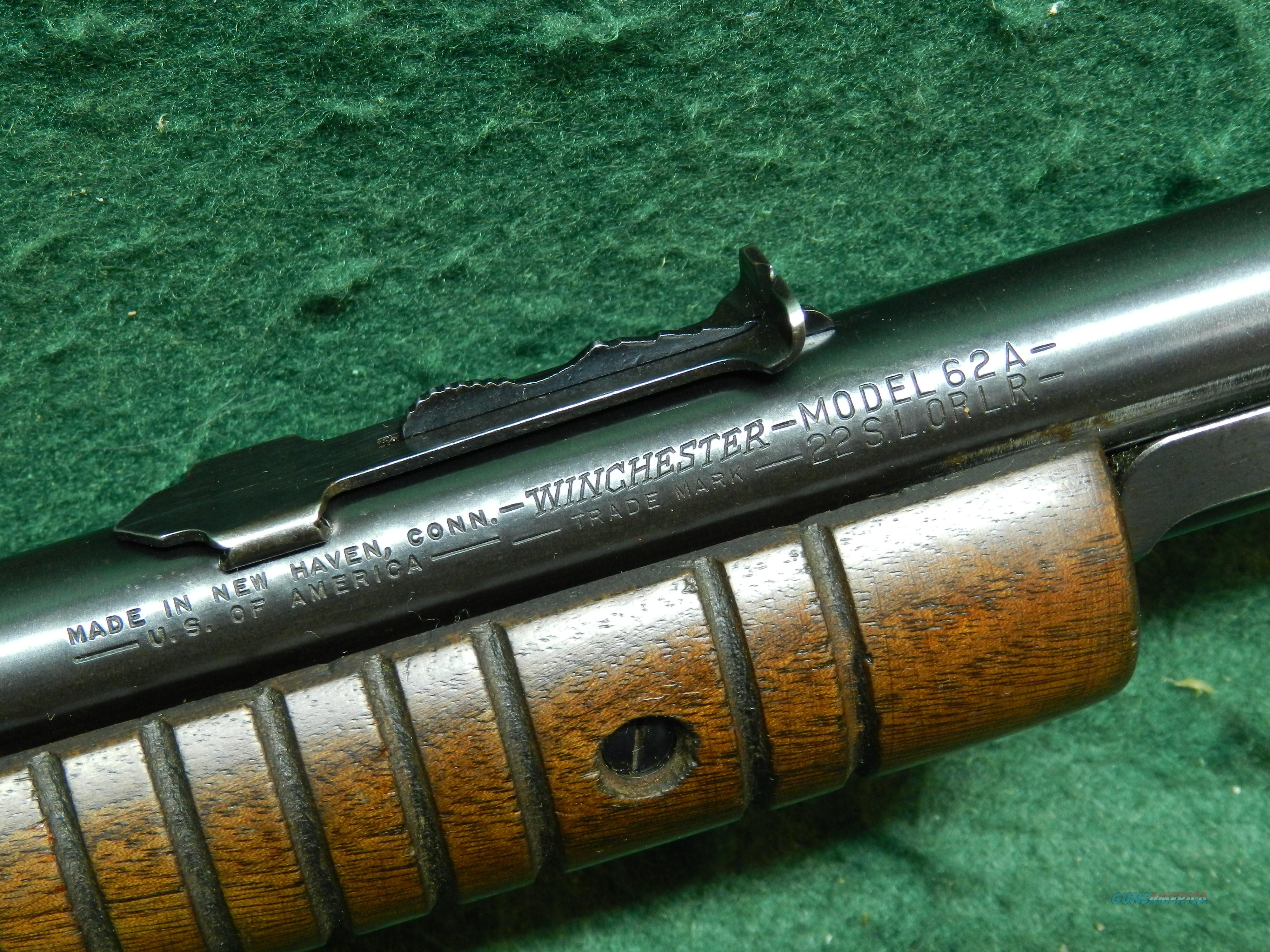 Winchester Model 62A Rifle for sale at Gunsamerica.com: 953796234