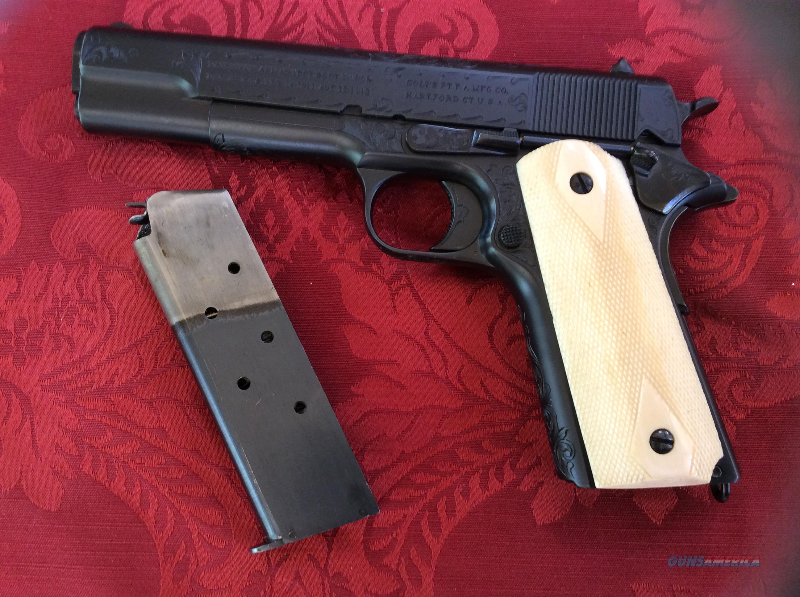 COLT 1911, USMC PISTOL TEAM 1917 EN... for sale at Gunsamerica.com ...