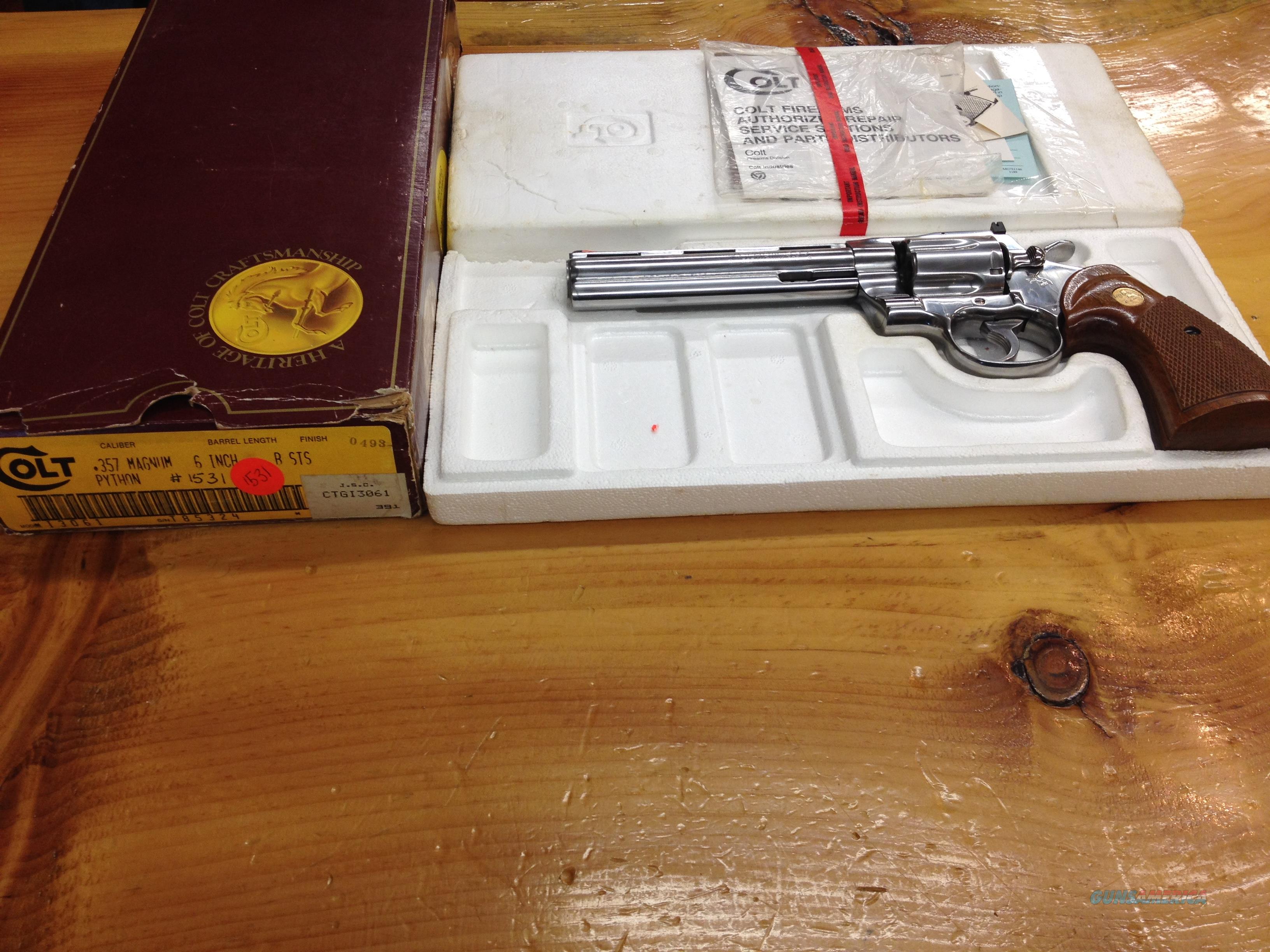 Colt Python for sale at Gunsamerica.com: 974914837