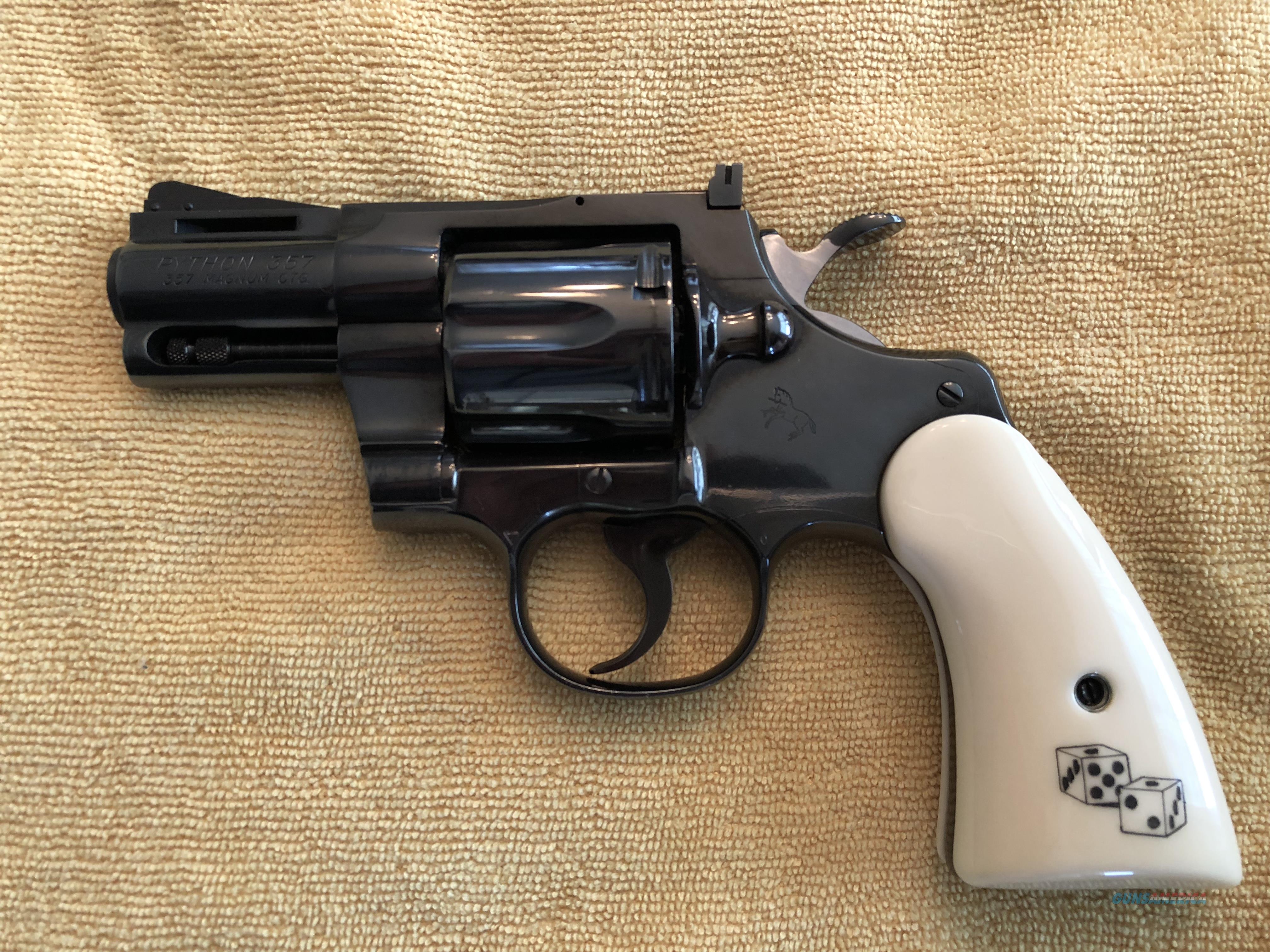 Colt Python 2 1/2 inch blue for sale at Gunsamerica.com: 960426640