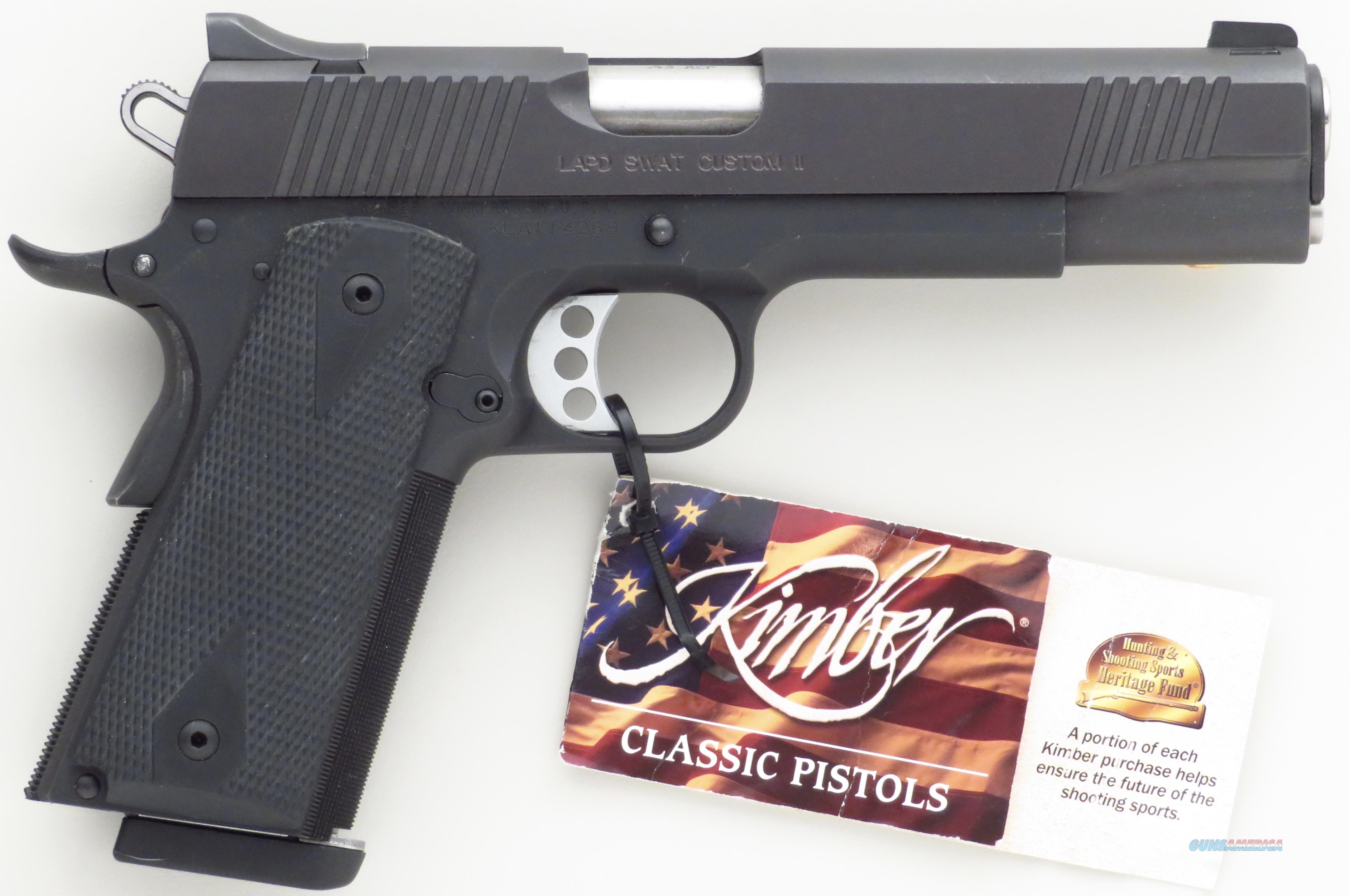 Original Kimber LAPD SWAT Custom II... for sale at Gunsamerica.com ...