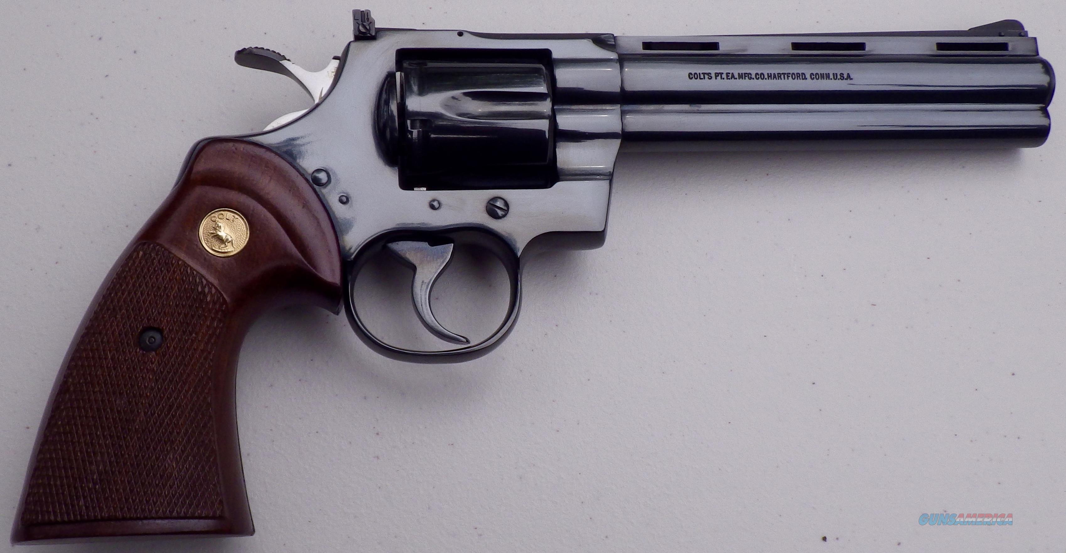 Colt Python .357 Magnum, 1978, 6-in... for sale at Gunsamerica.com ...