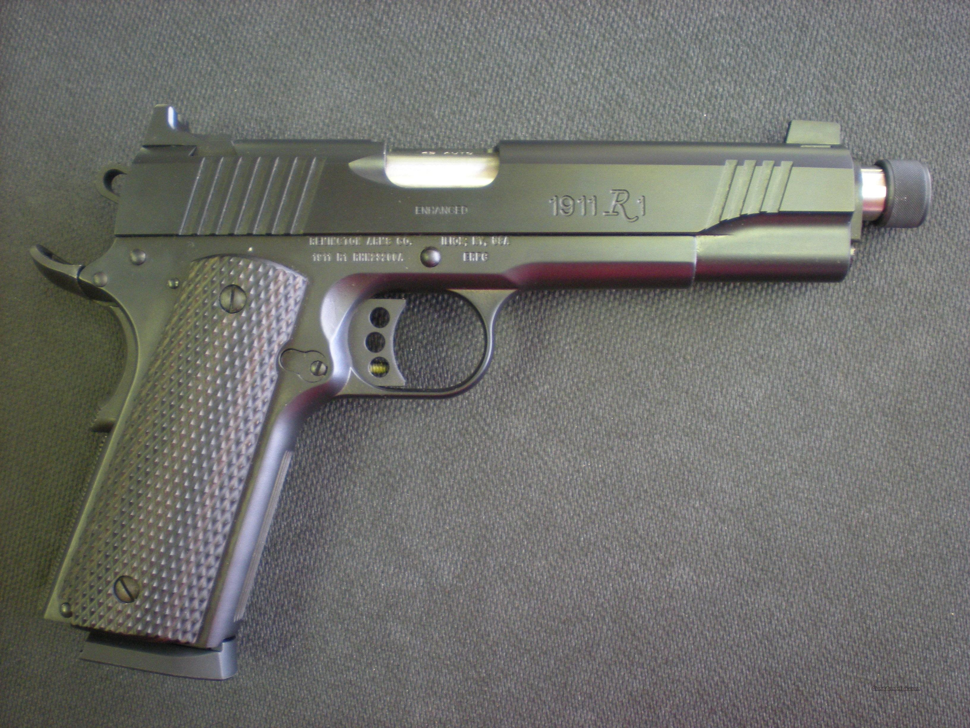 Remington 1911 R1 Threaed Barrel En... for sale at Gunsamerica.com ...