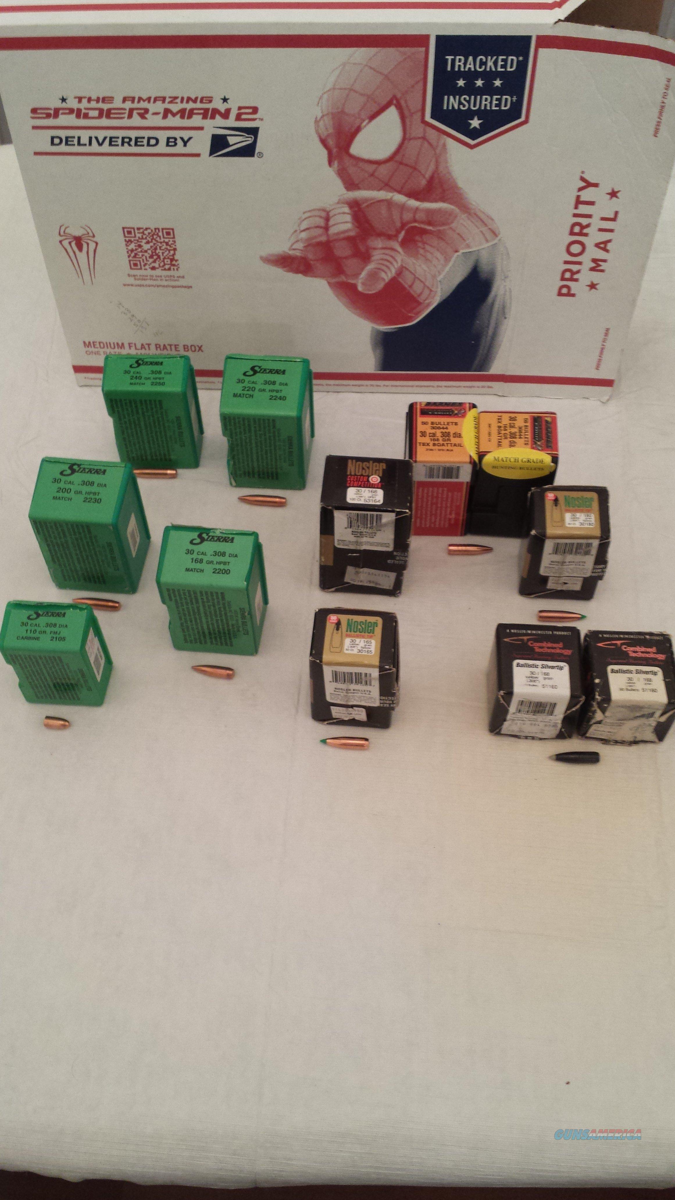 30 CALIBER (.308 Dia) BULLETS ( 708... for sale at Gunsamerica.com ...