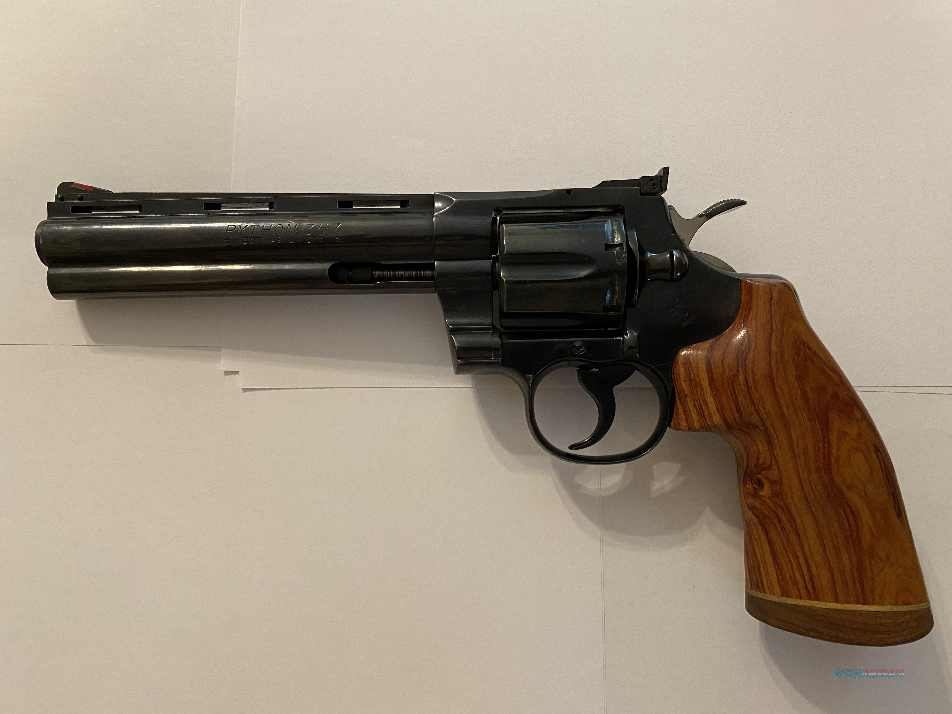 Colt Python, 6" BBL, Royal Blue, 19... for sale at Gunsamerica.com ...