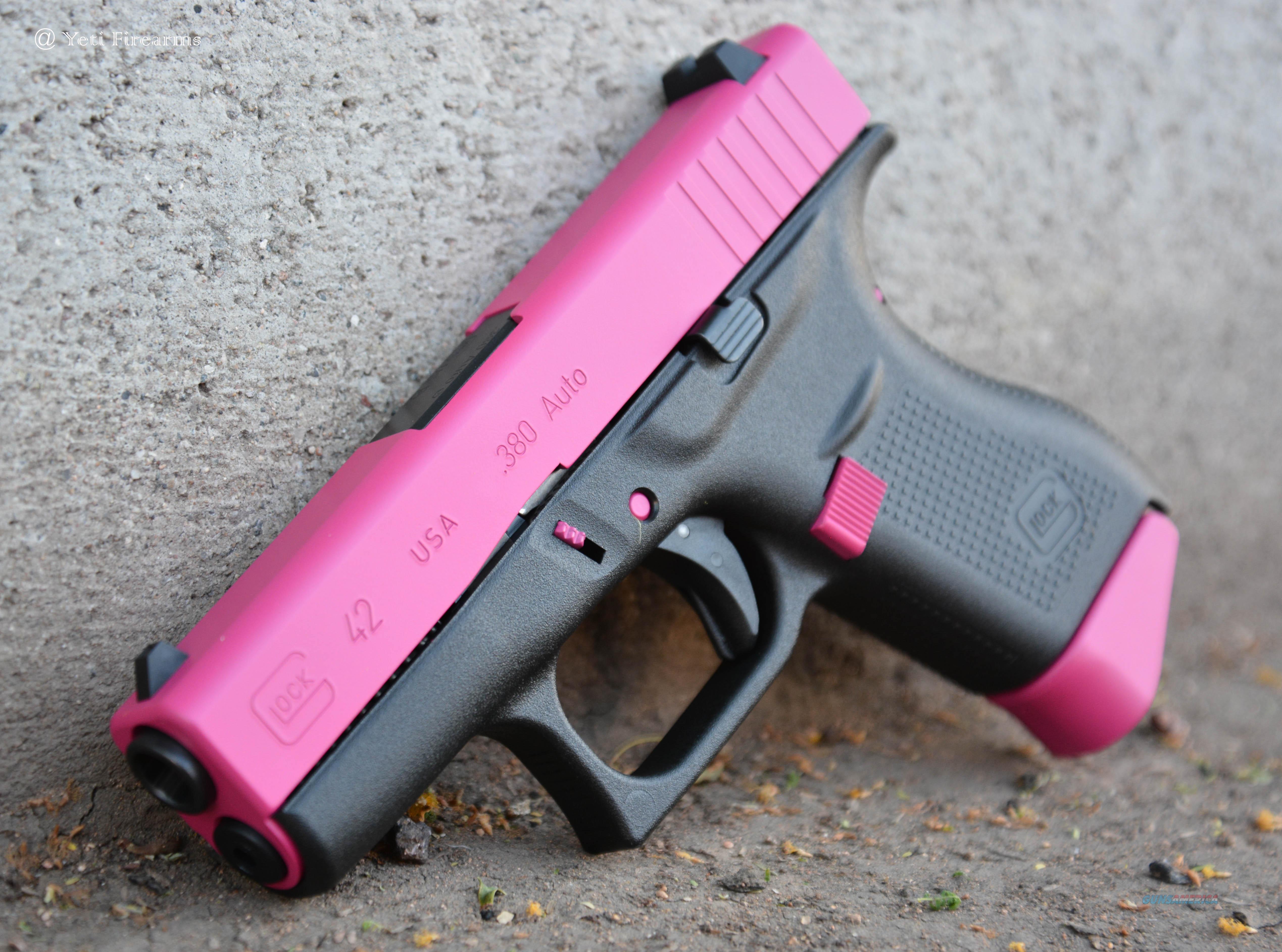 X-Werks Glock 42 Raspberry Pink .380 3 Mags G42... for sale