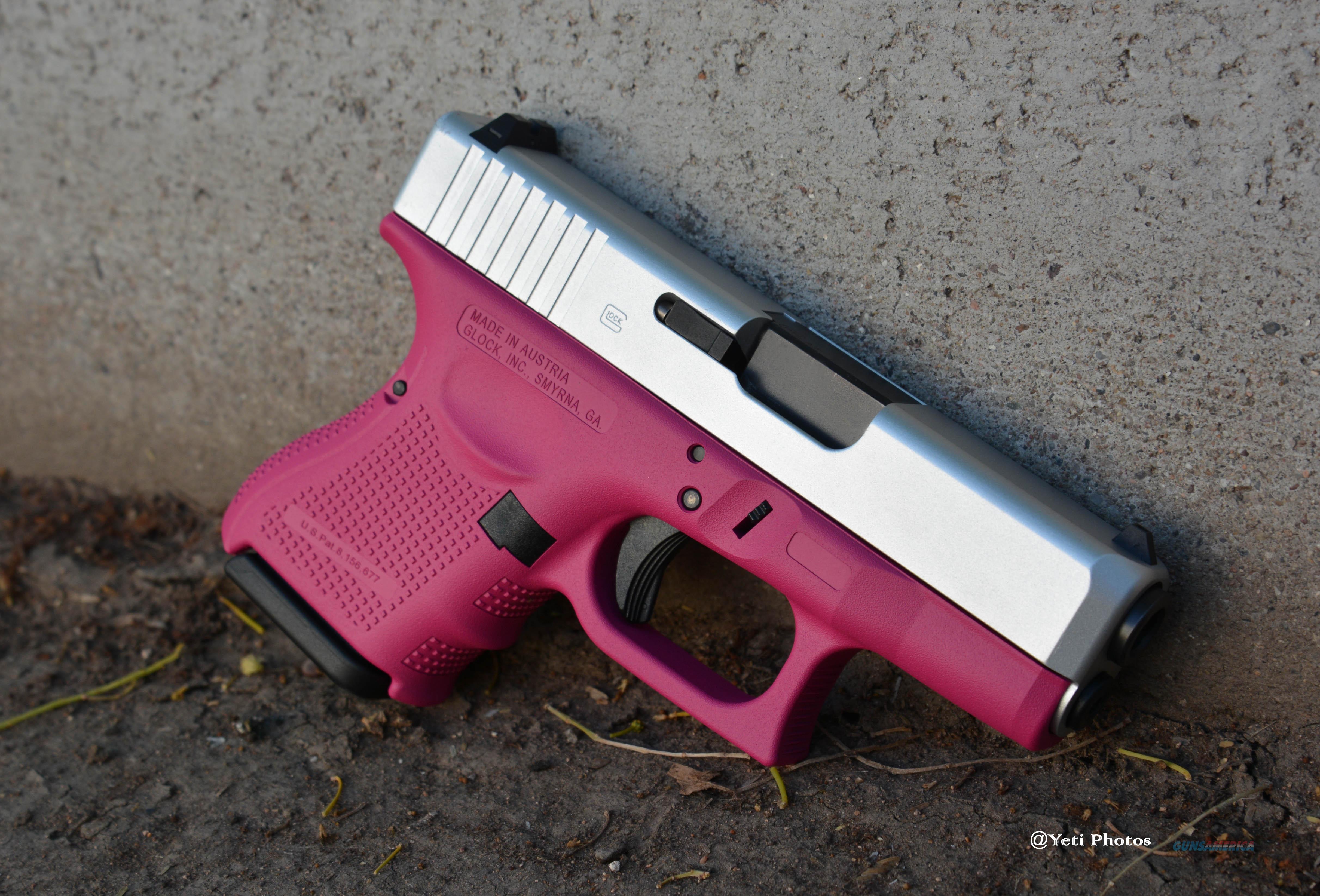 X-Werks Glock 26 G4 9mm Raspberry Pink and Sati... for sale