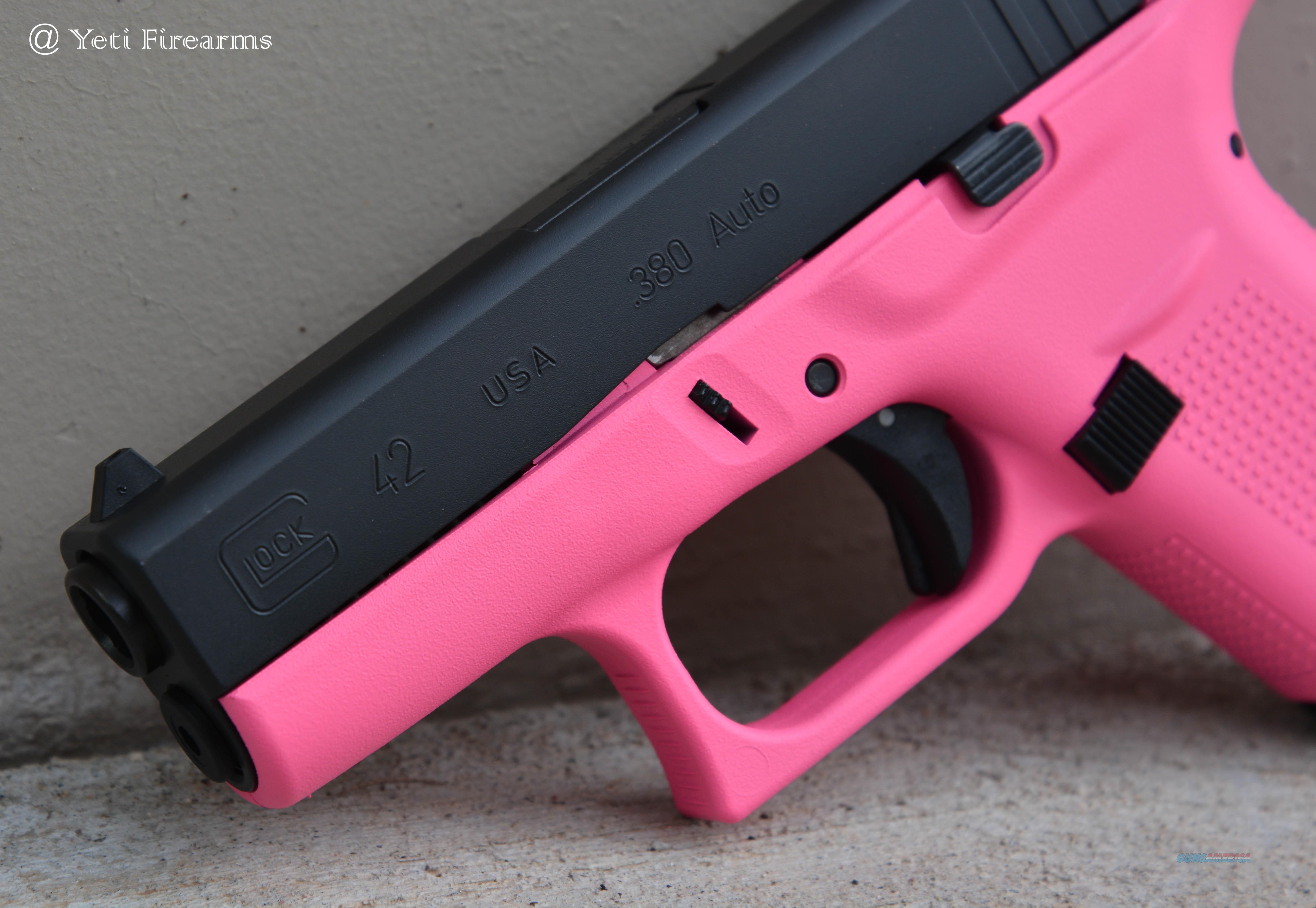 X-Werks Glock 42 Hot Pink .380 No CC Fee 2 Mags... for sale