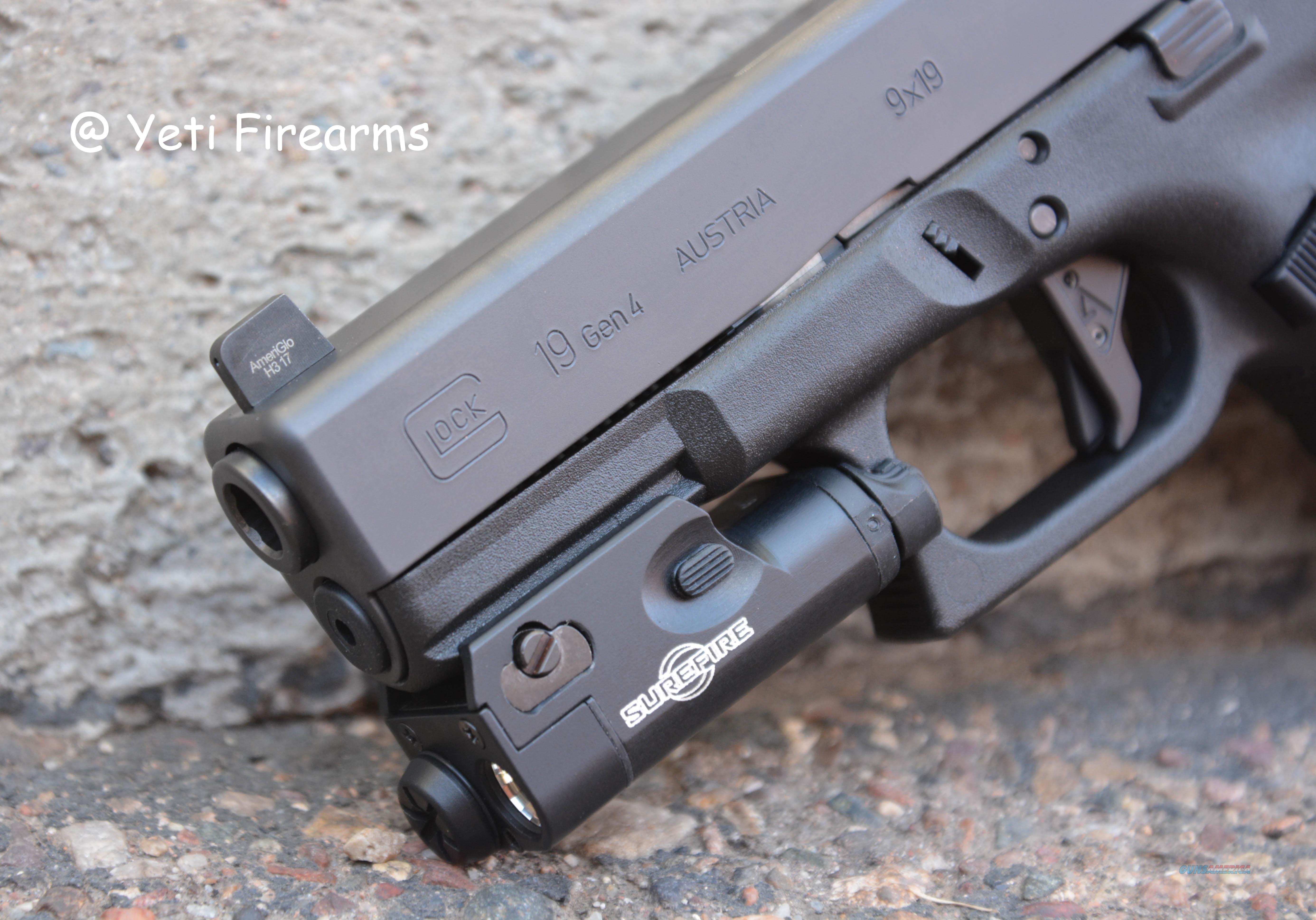 Glock 19 G4 MOS 9mm Agency Arms Surefire XC1-B ... for sale