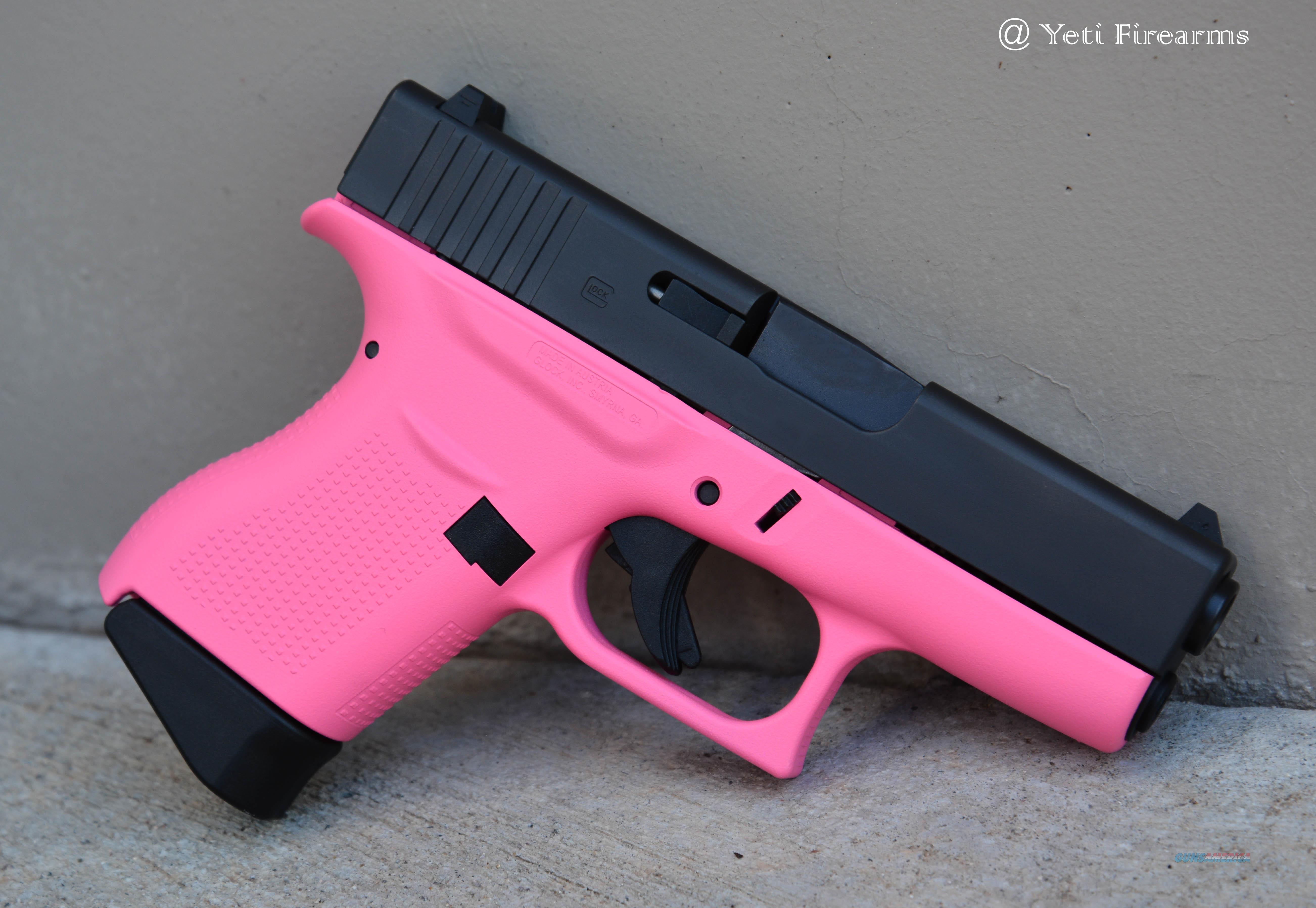 X-Werks Glock 43 9mm Hot Pink No CC Fee 2 Mags for sale
