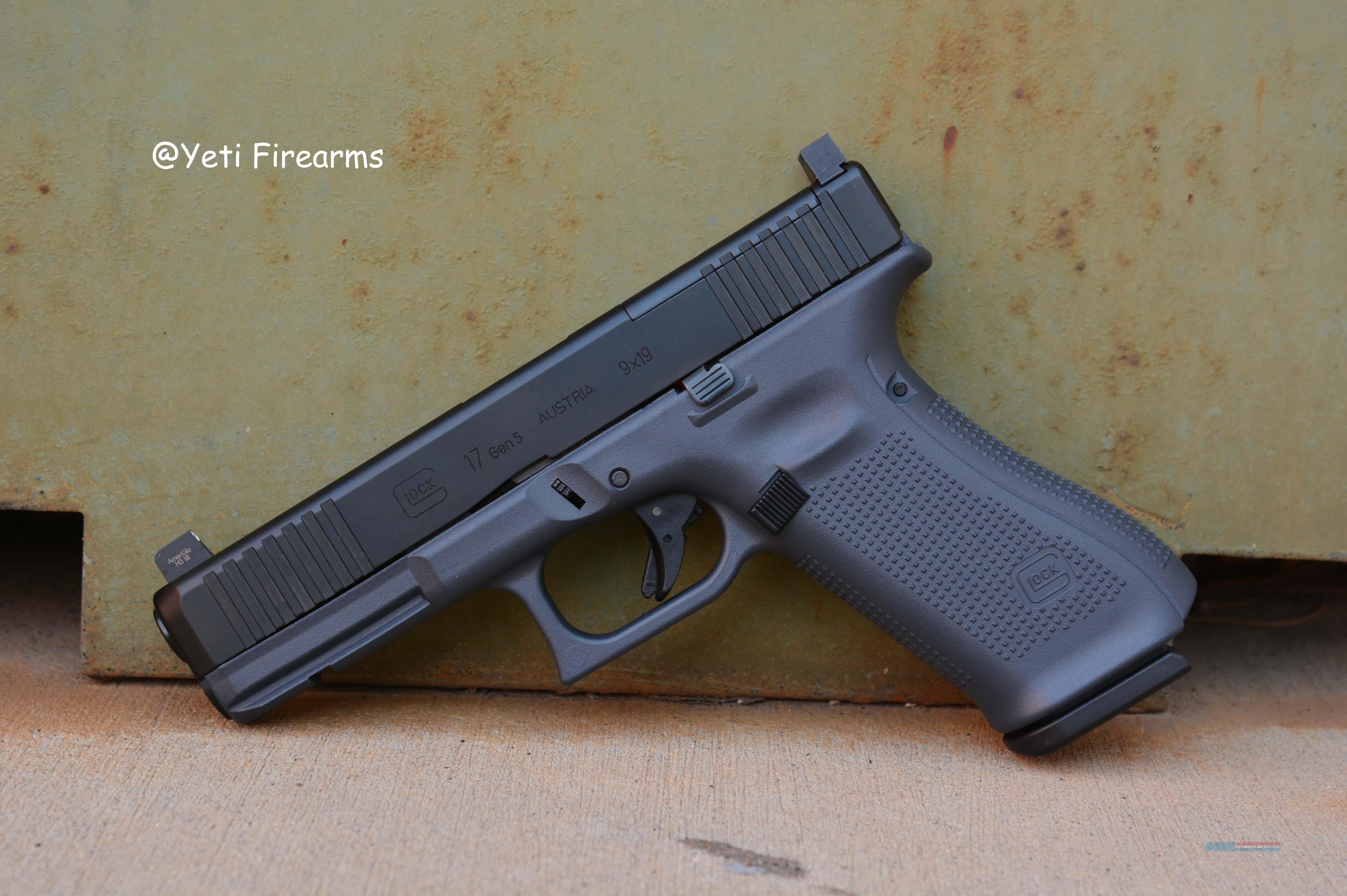 Glock 17 G5 MOS 9mm Glock Gray Suppressor NS 17... for sale
