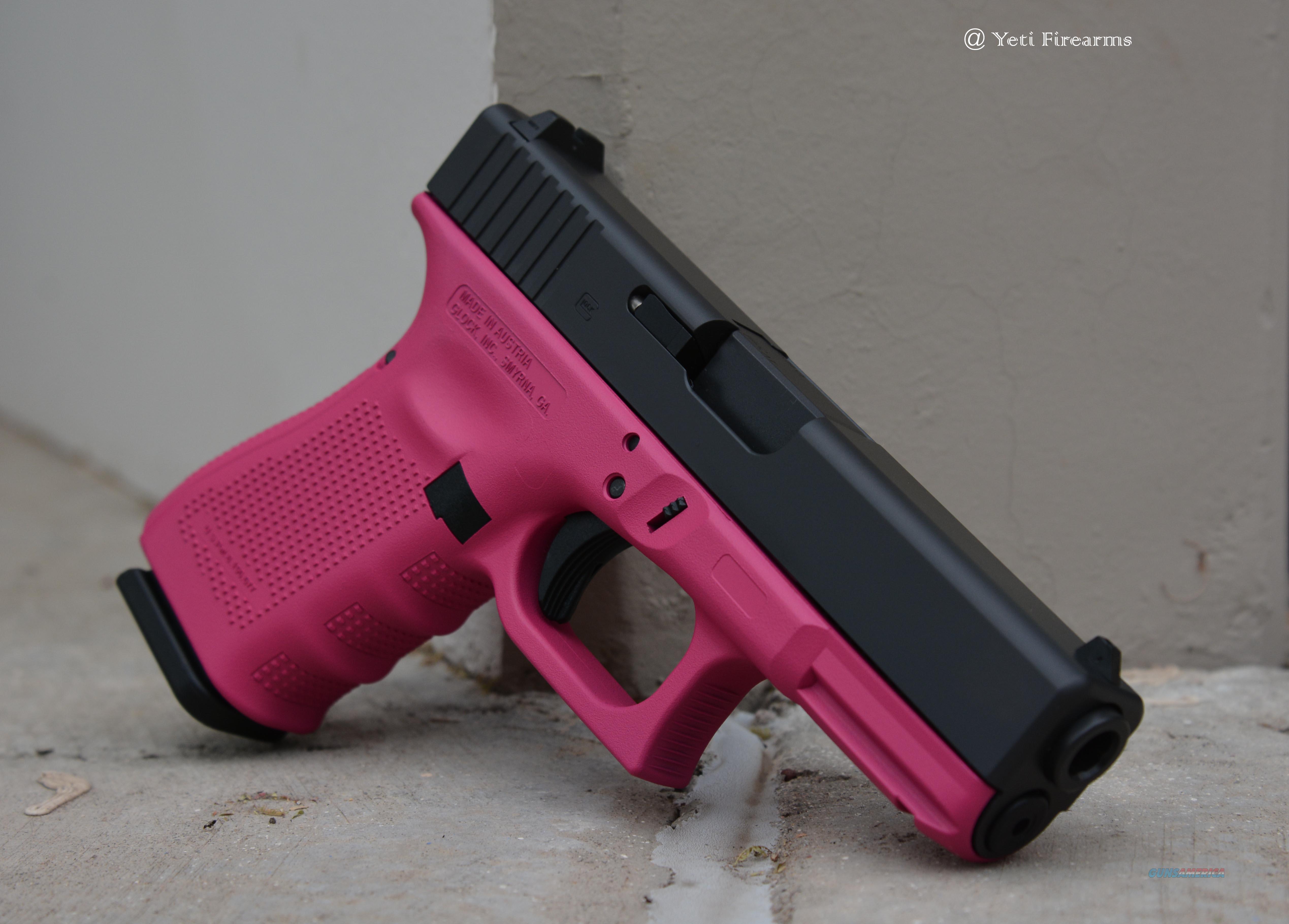 X-Werks Glock 19 G4 9mm Raspberry Pink No CC Fe... for sale