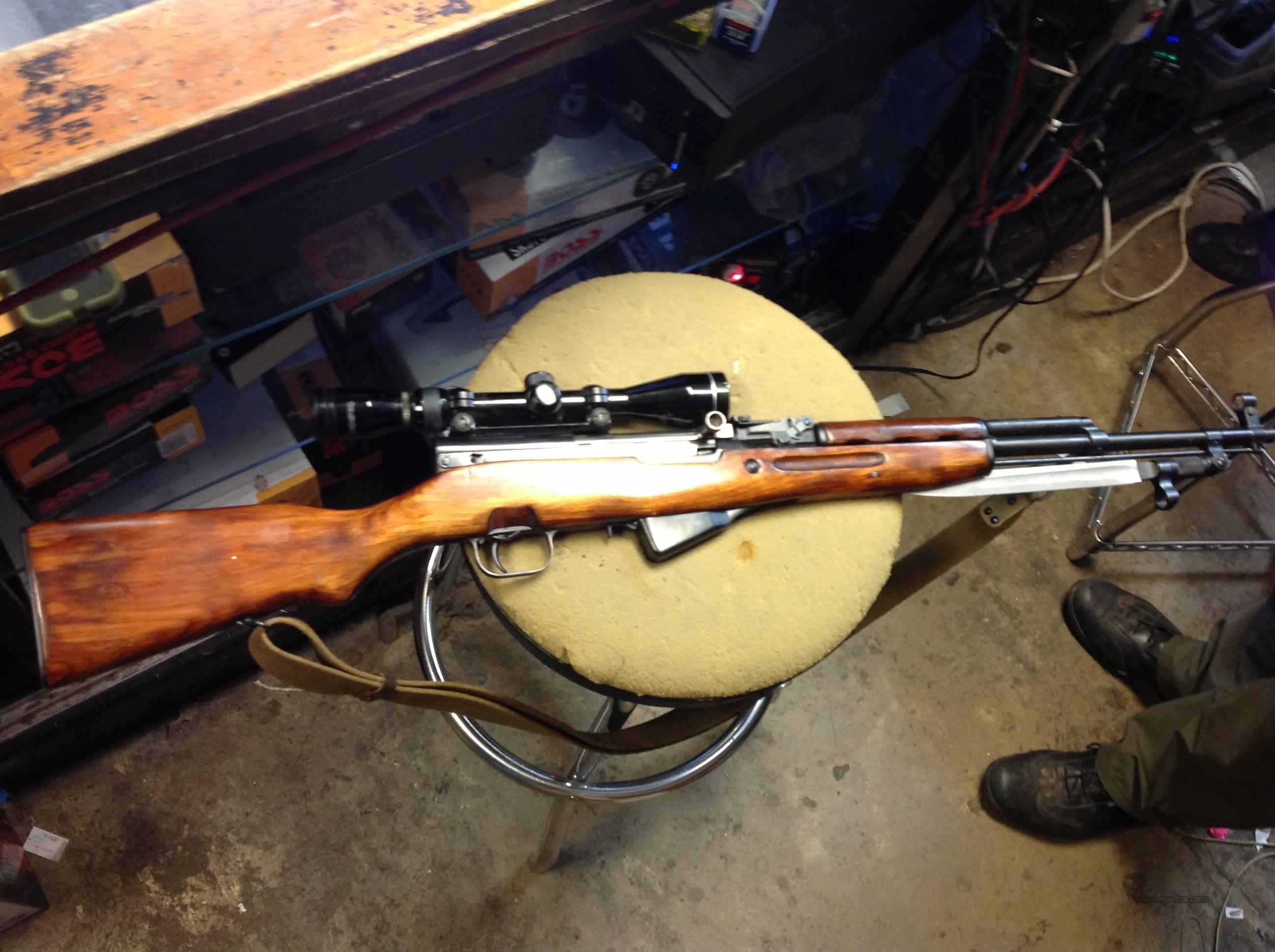 Russian made sks with scope and bay... for sale at Gunsamerica.com ...