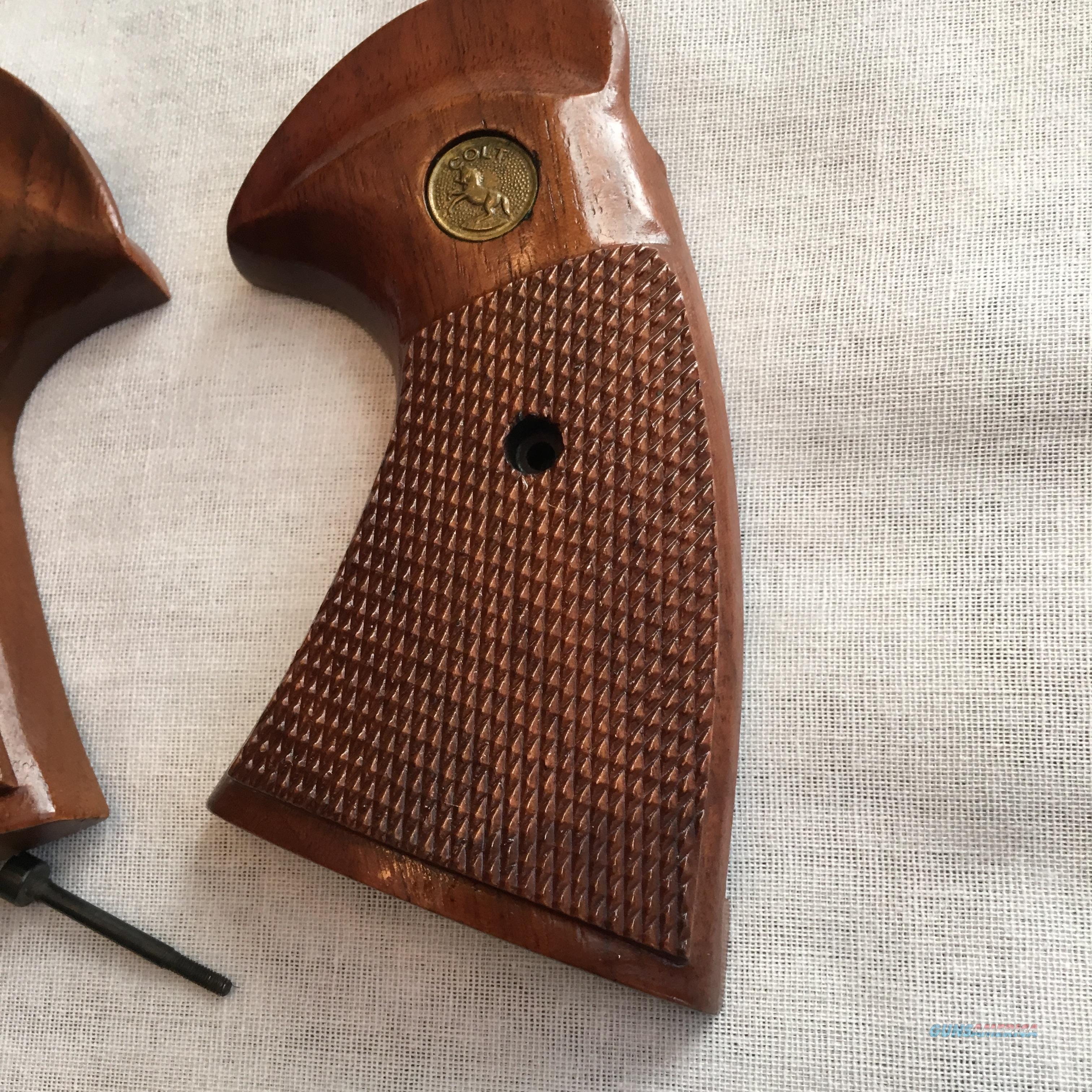 COLT PYTHON VINTAGE WOOD GRIPS for sale at Gunsamerica.com: 909017489