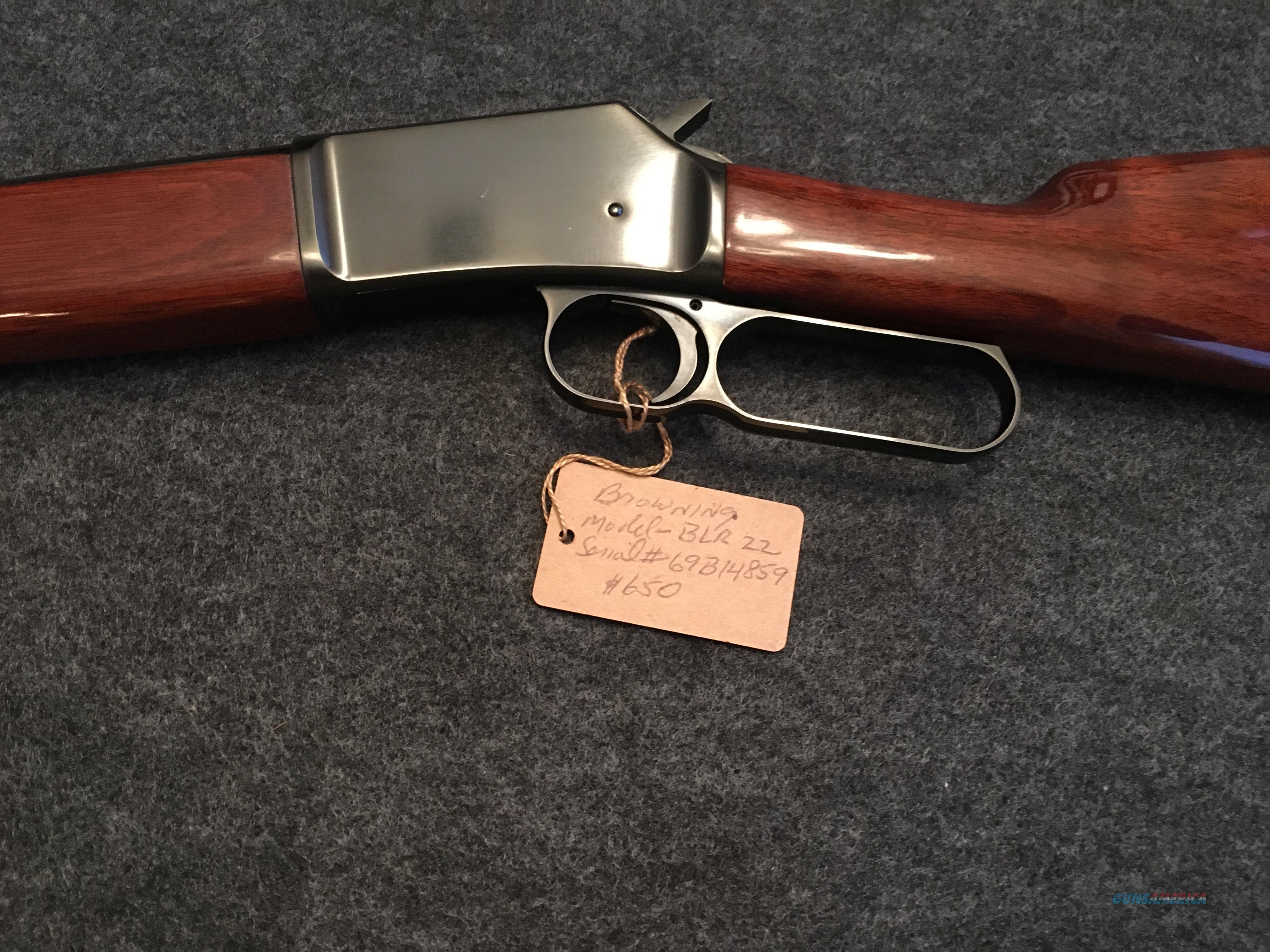 BROWNING BLR LEVER ACTION .22 for sale at Gunsamerica.com: 999142849