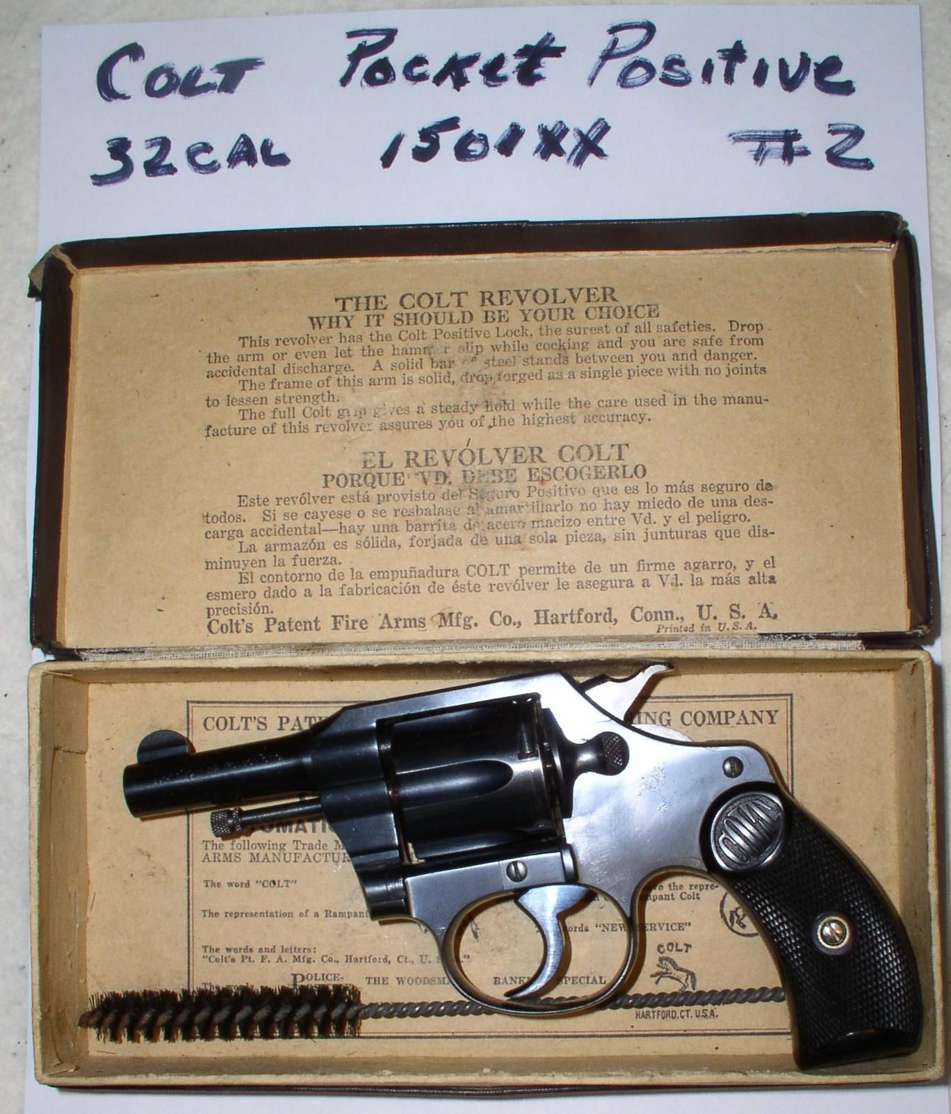 COLT POCKET POSITIVE REVOLVER - 2ND... for sale at Gunsamerica.com ...