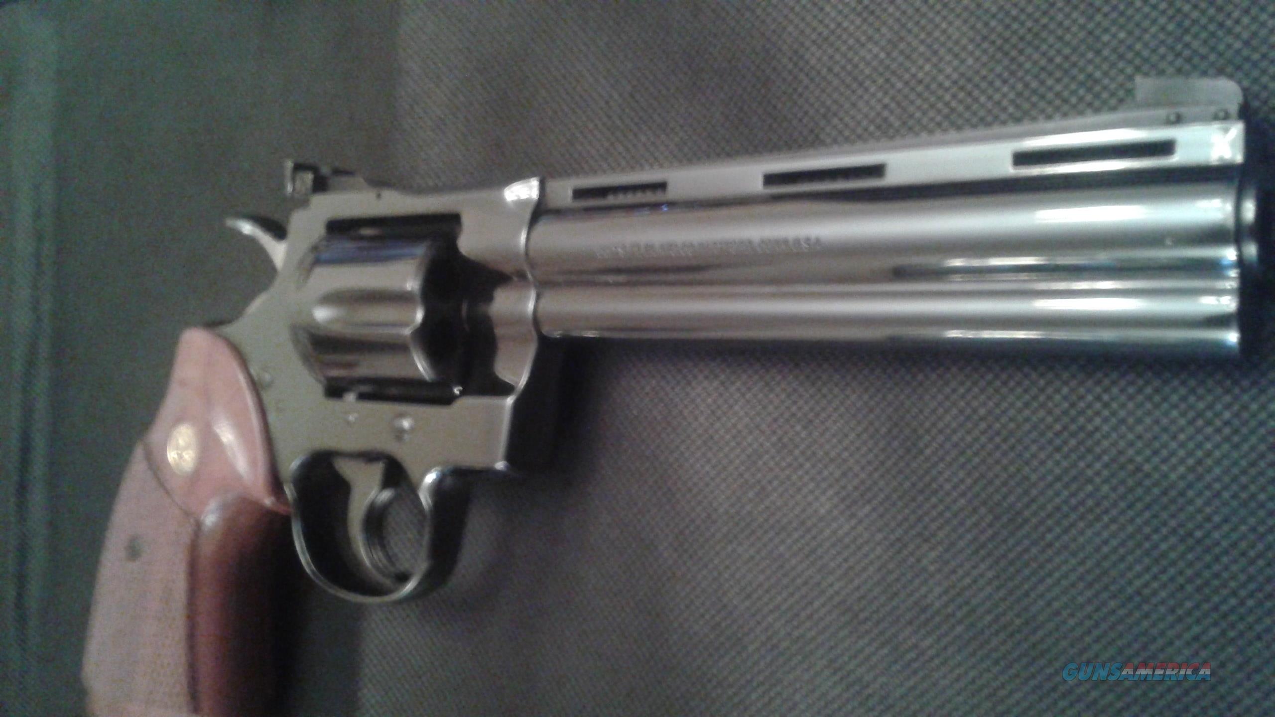 6” COLT PYTHON, ROYAL BLUE, EXCELLE... for sale at Gunsamerica.com ...