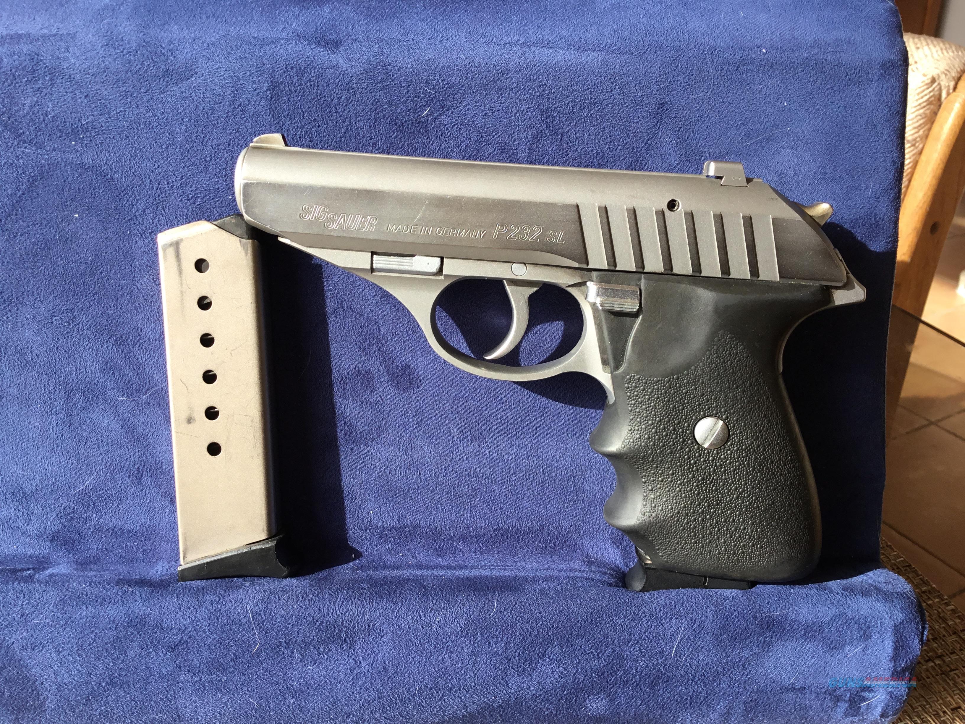 Sig P232 DA/SA stainless semiautoma... for sale at Gunsamerica.com ...