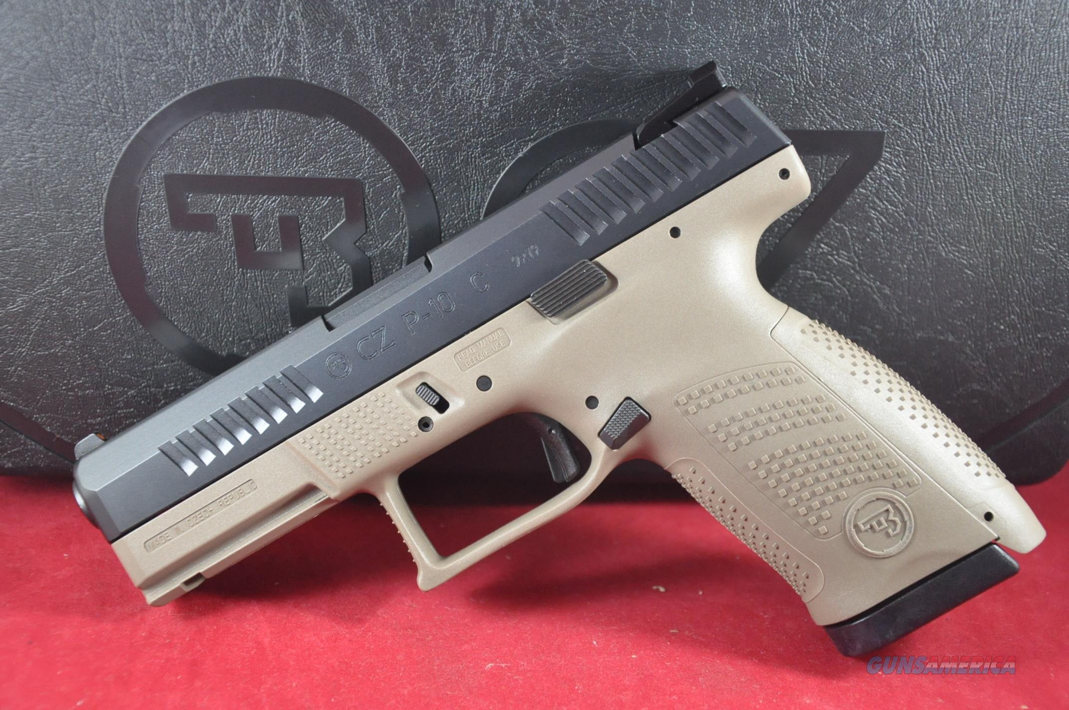 CZ P10 P-10 Compact 9mm 15RD FDE NS... for sale at Gunsamerica.com ...