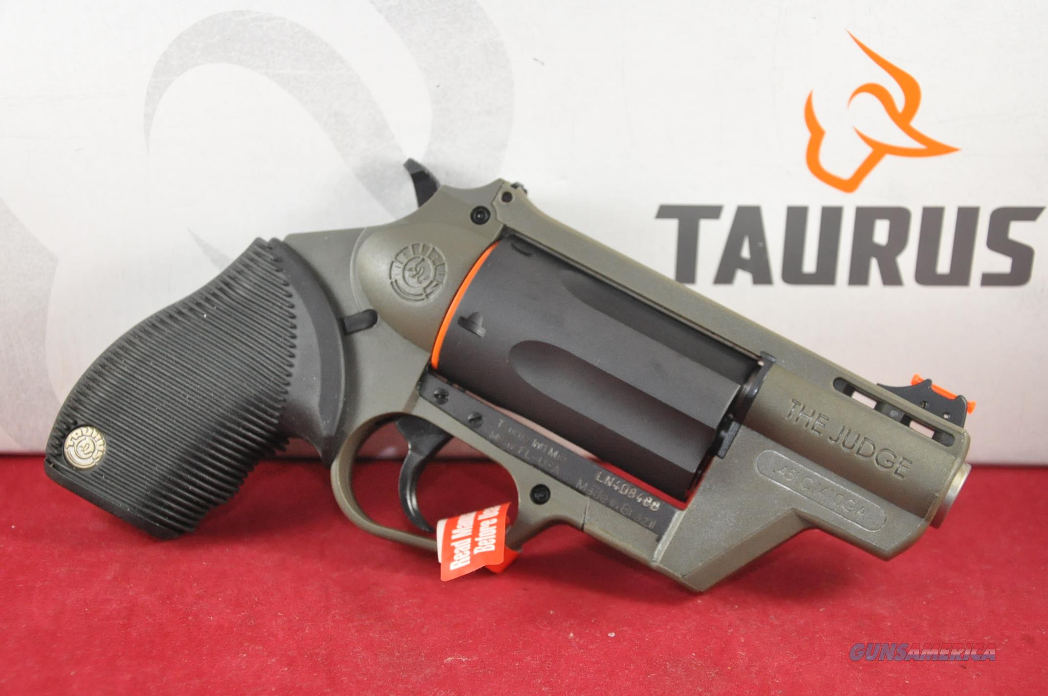 Taurus Judge Pub Def Poly OD Green ... for sale at Gunsamerica.com ...