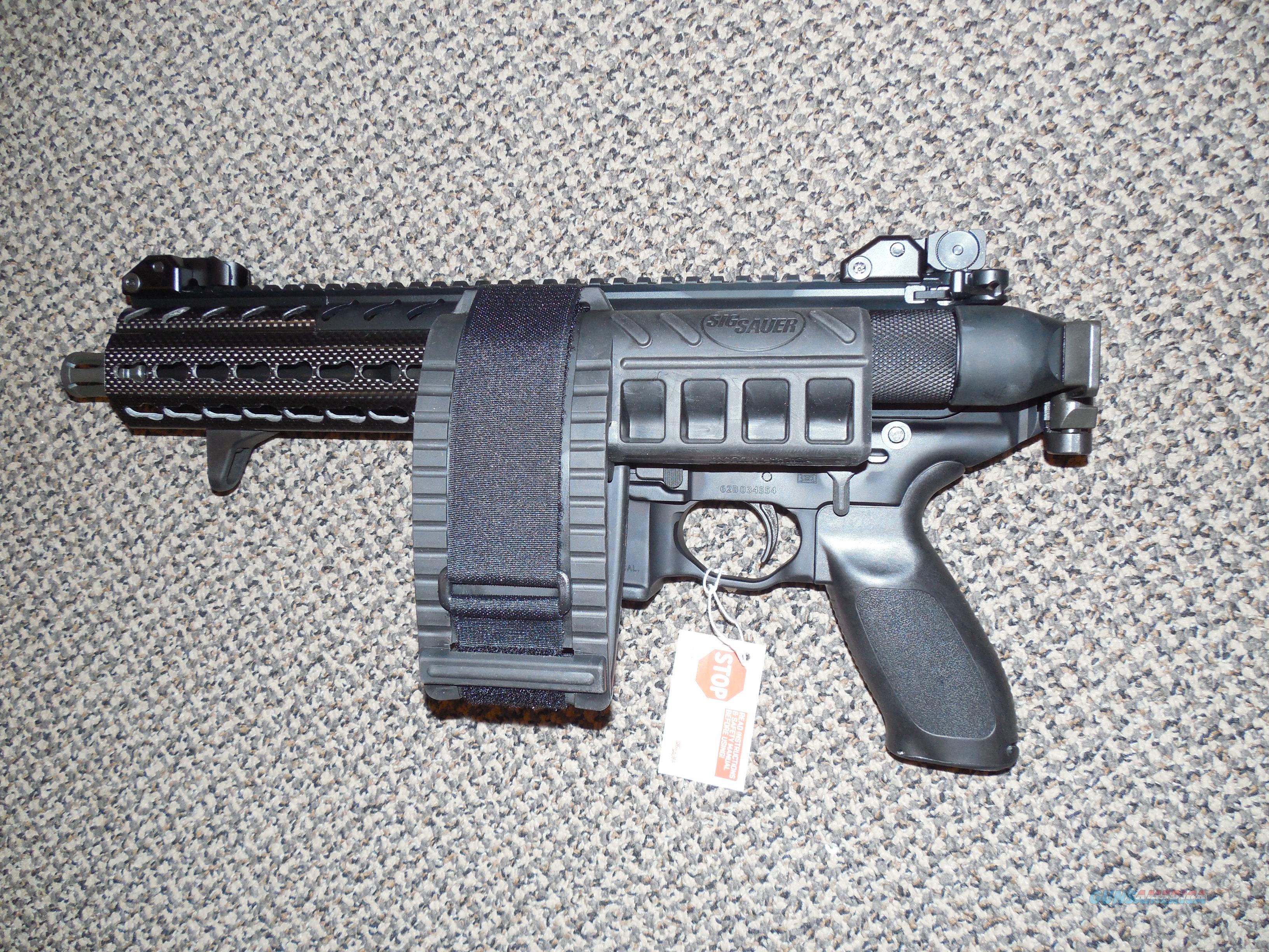 SIG SAUER MPX-9 PISTOL WITH CARBON ... for sale at Gunsamerica.com ...